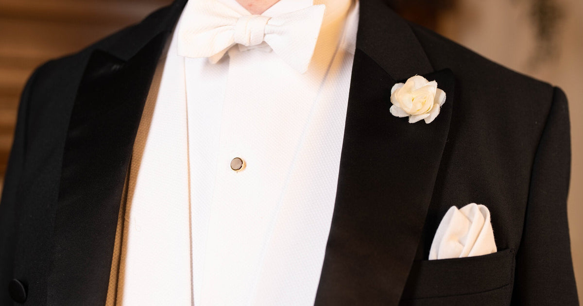 white bow tie