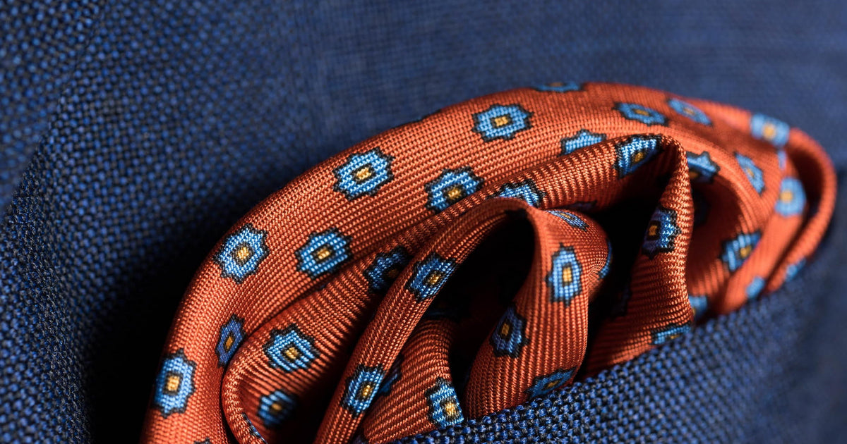 Dotted & Paisley Silk Pocket Squares – Gentleman's Gazette