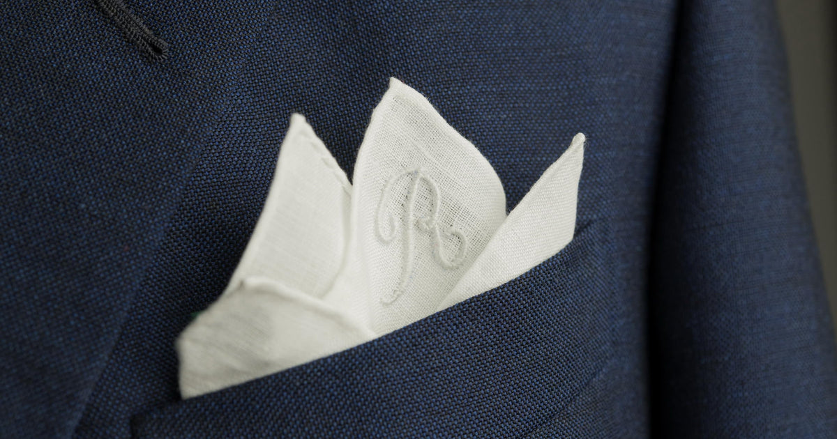 Monogrammed Pocket Squares – Gentleman's Gazette