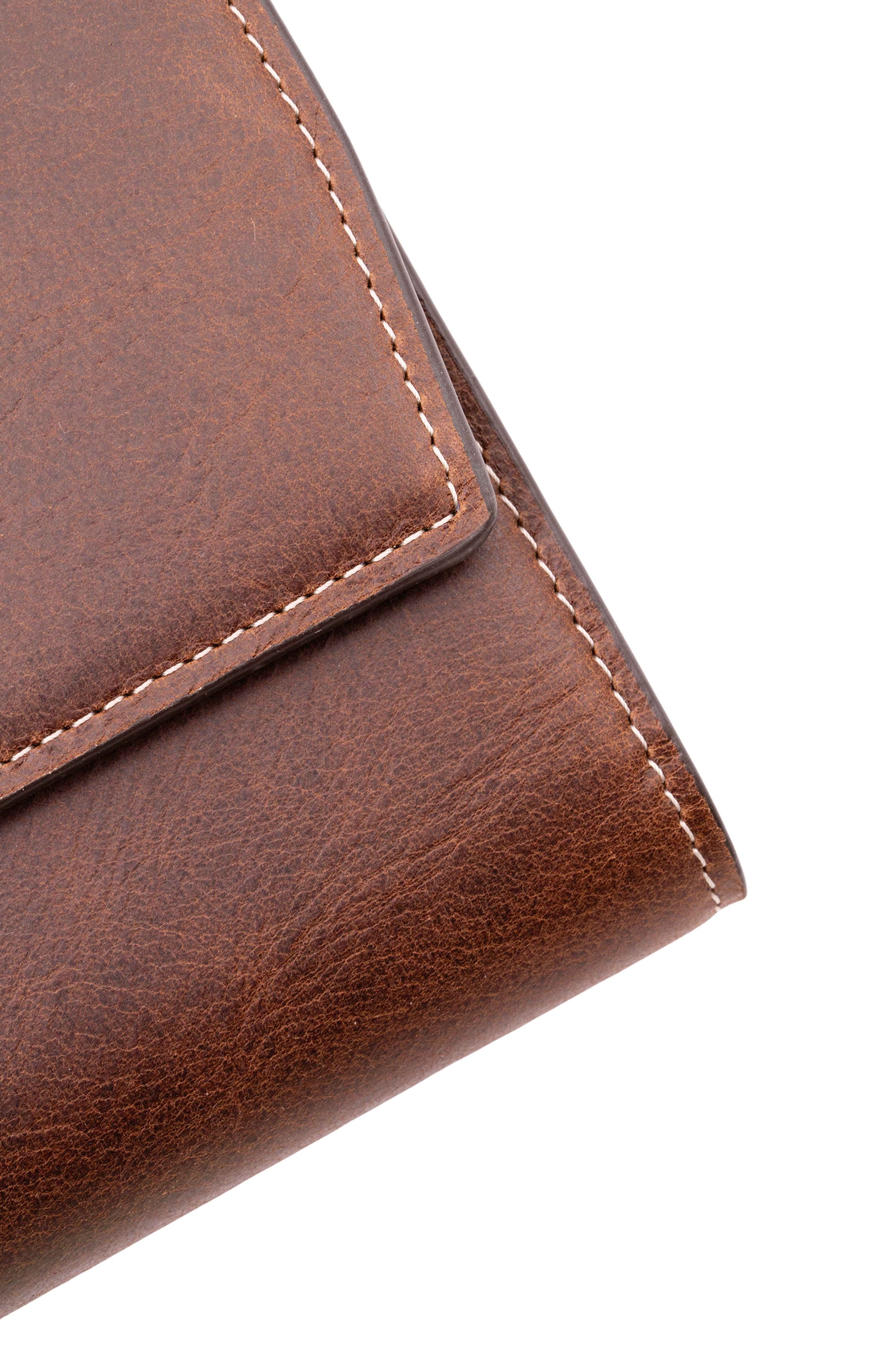3-Watch Antique Mahogany & Blue Suede Leather Watch Case – Gentleman's ...