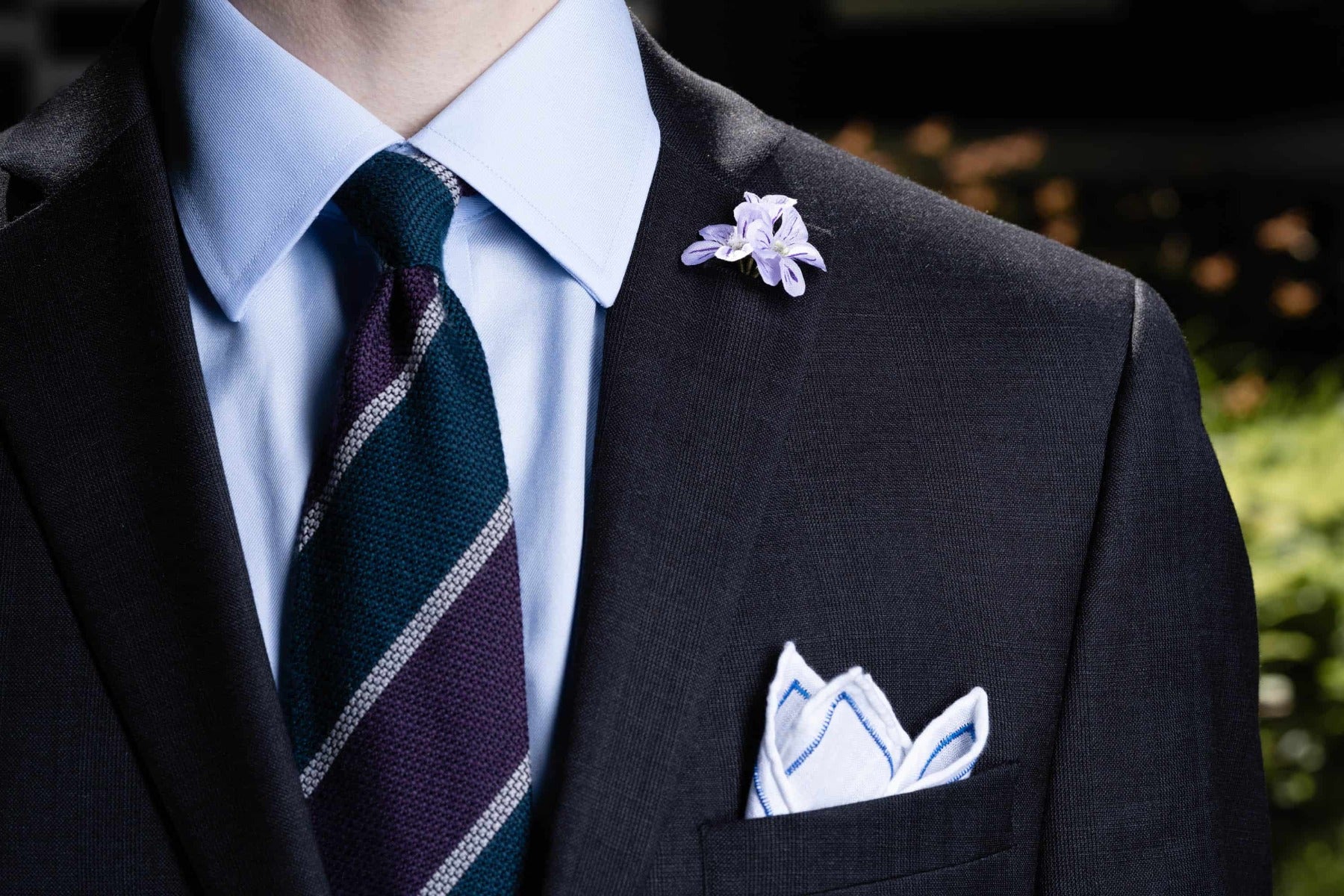 Pale Violet Triple Wood Sorrel Boutonniere Buttonhole Flower Fort ...