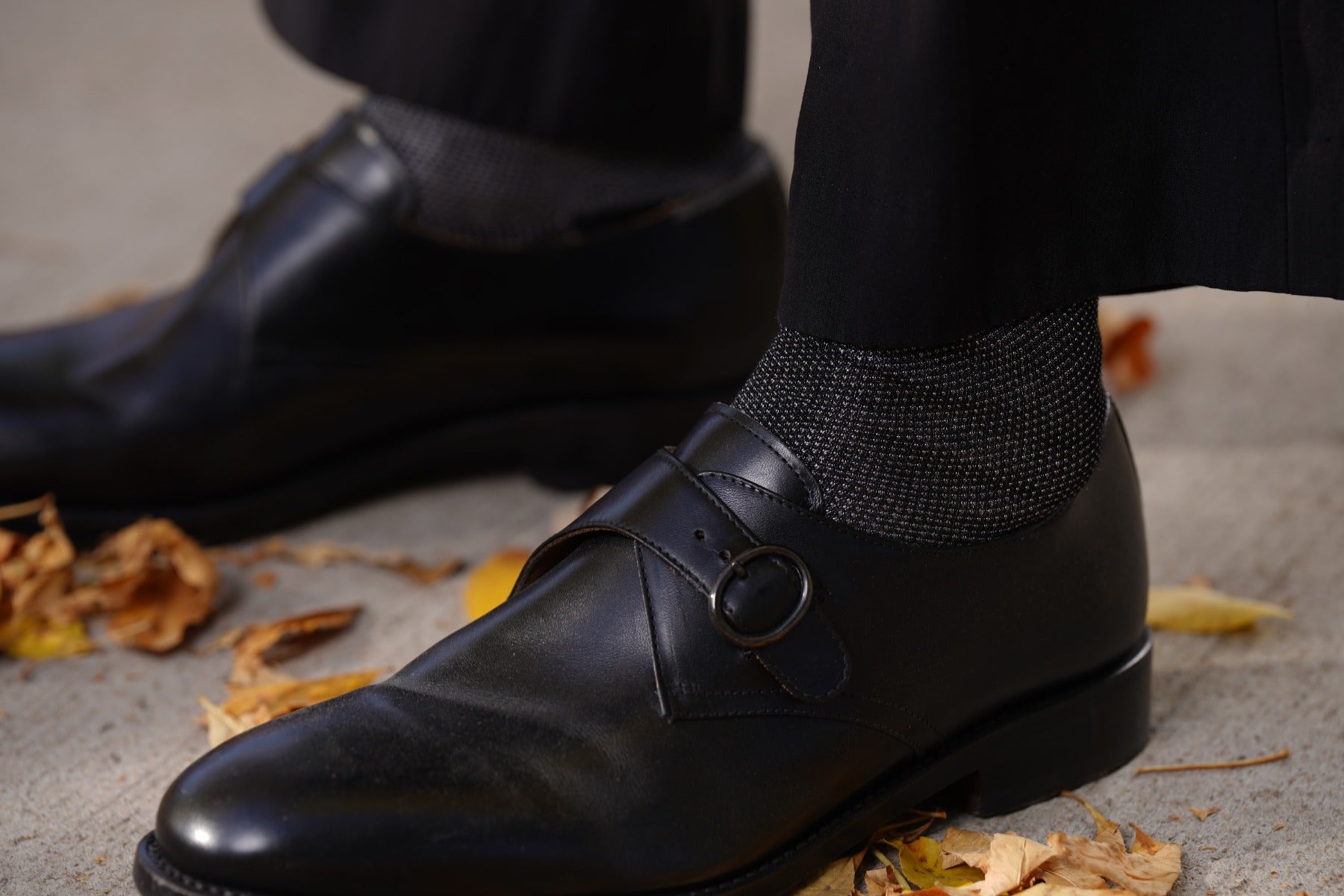 Black & White Two-Tone Solid Formal Evening Socks for Black Tie & White ...