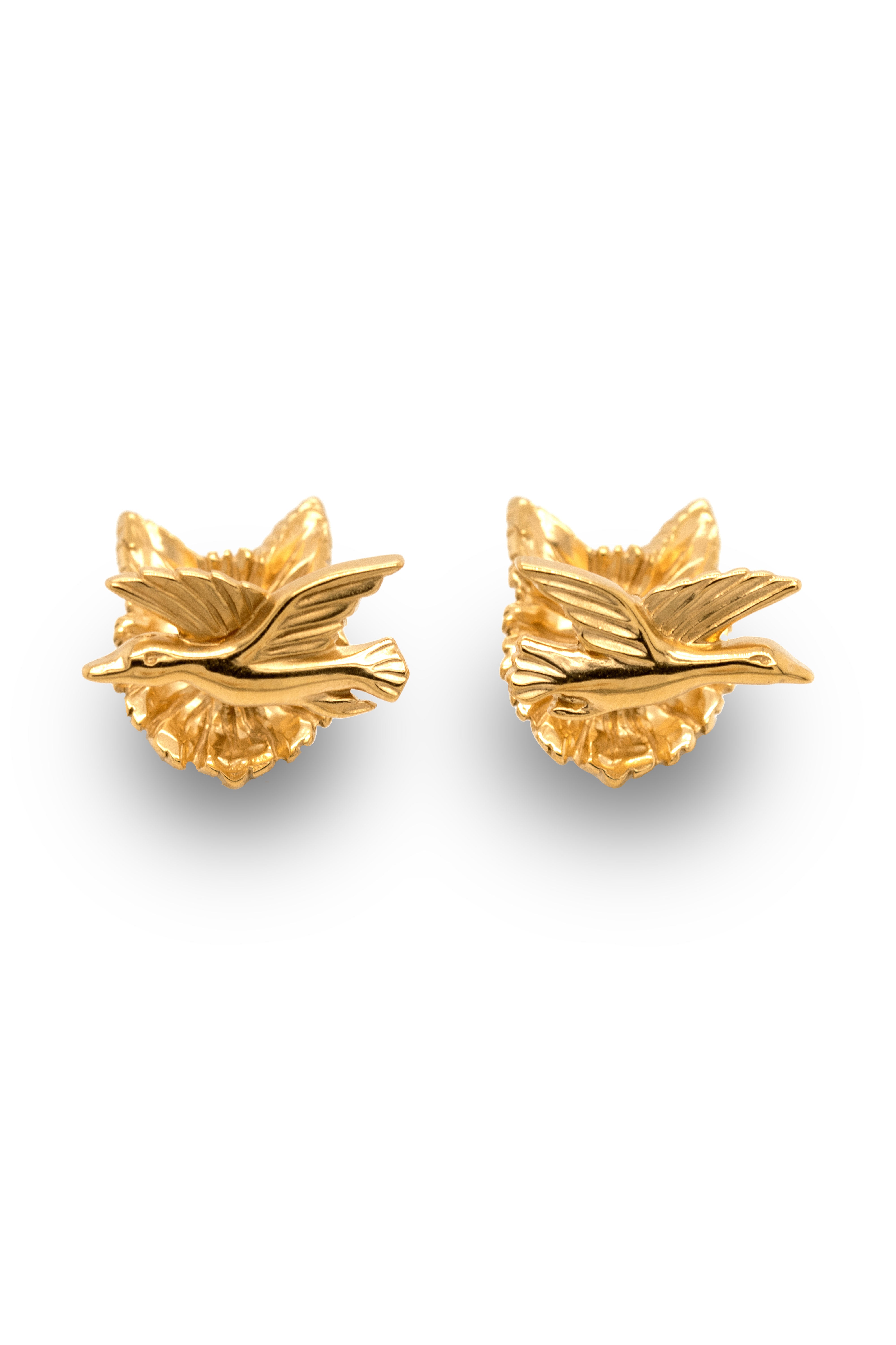Solid Yellow Gold Fox & Goose Cufflinks – Gentleman's Gazette