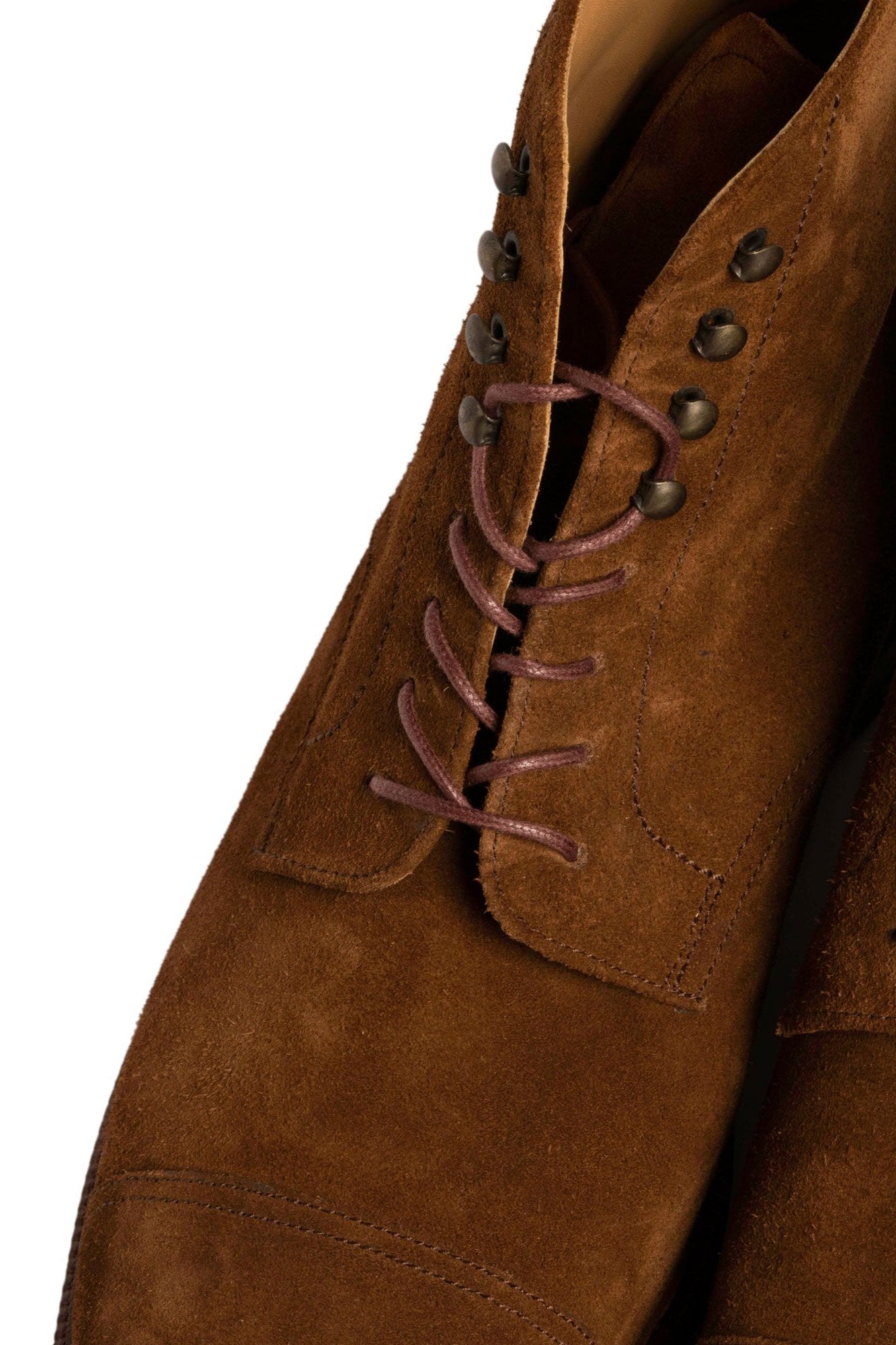 Bordeaux Red Boot Laces Round Waxed Cotton - by Fort Belvedere ...