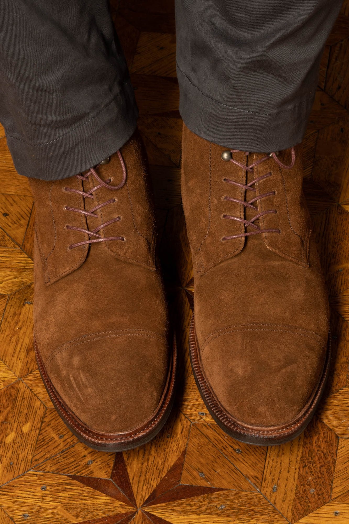 Bordeaux Red Boot Laces Round Waxed Cotton - by Fort Belvedere ...