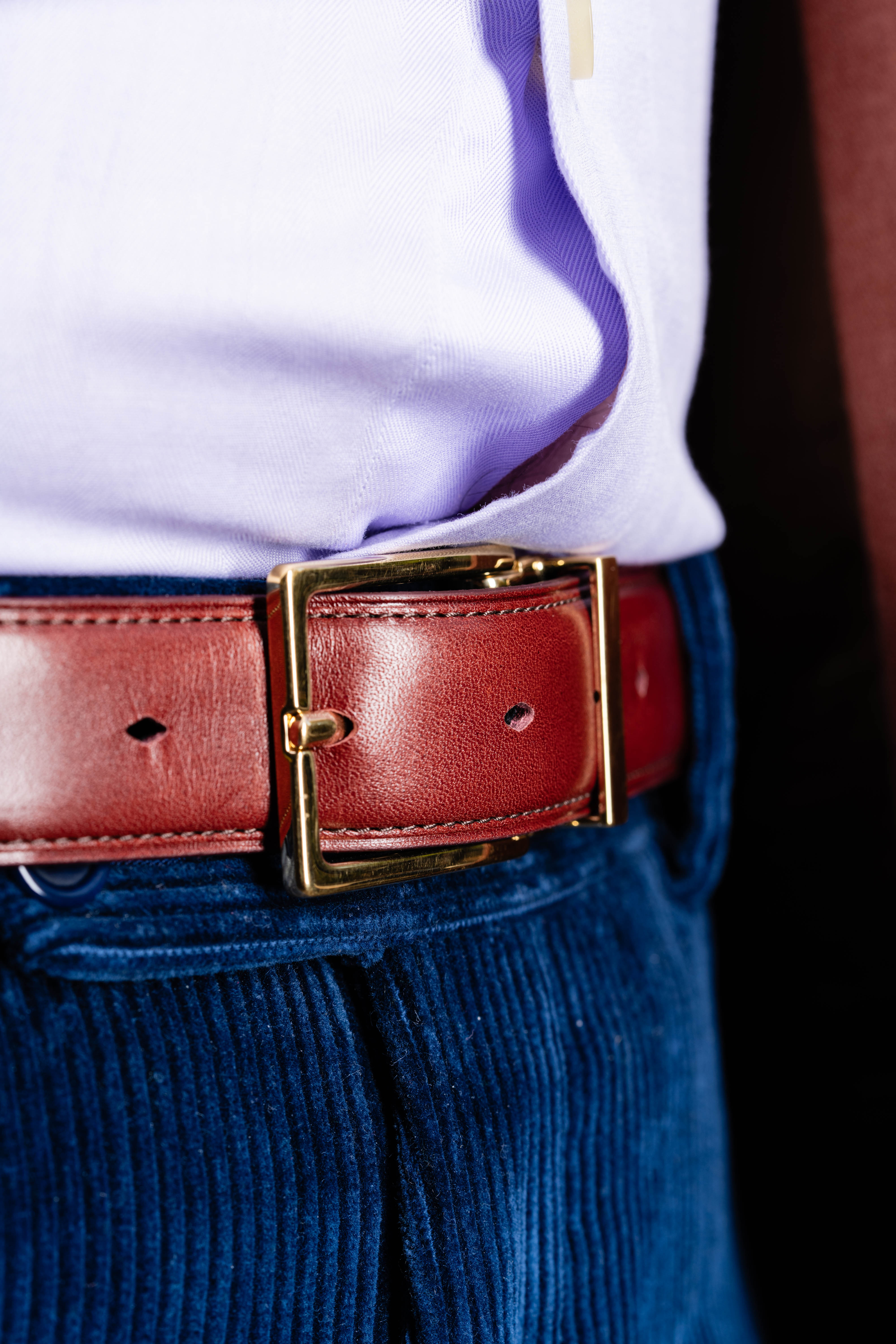 Burnt Umber Vegetable Tanned Leather Belt – Gentleman's Gazette