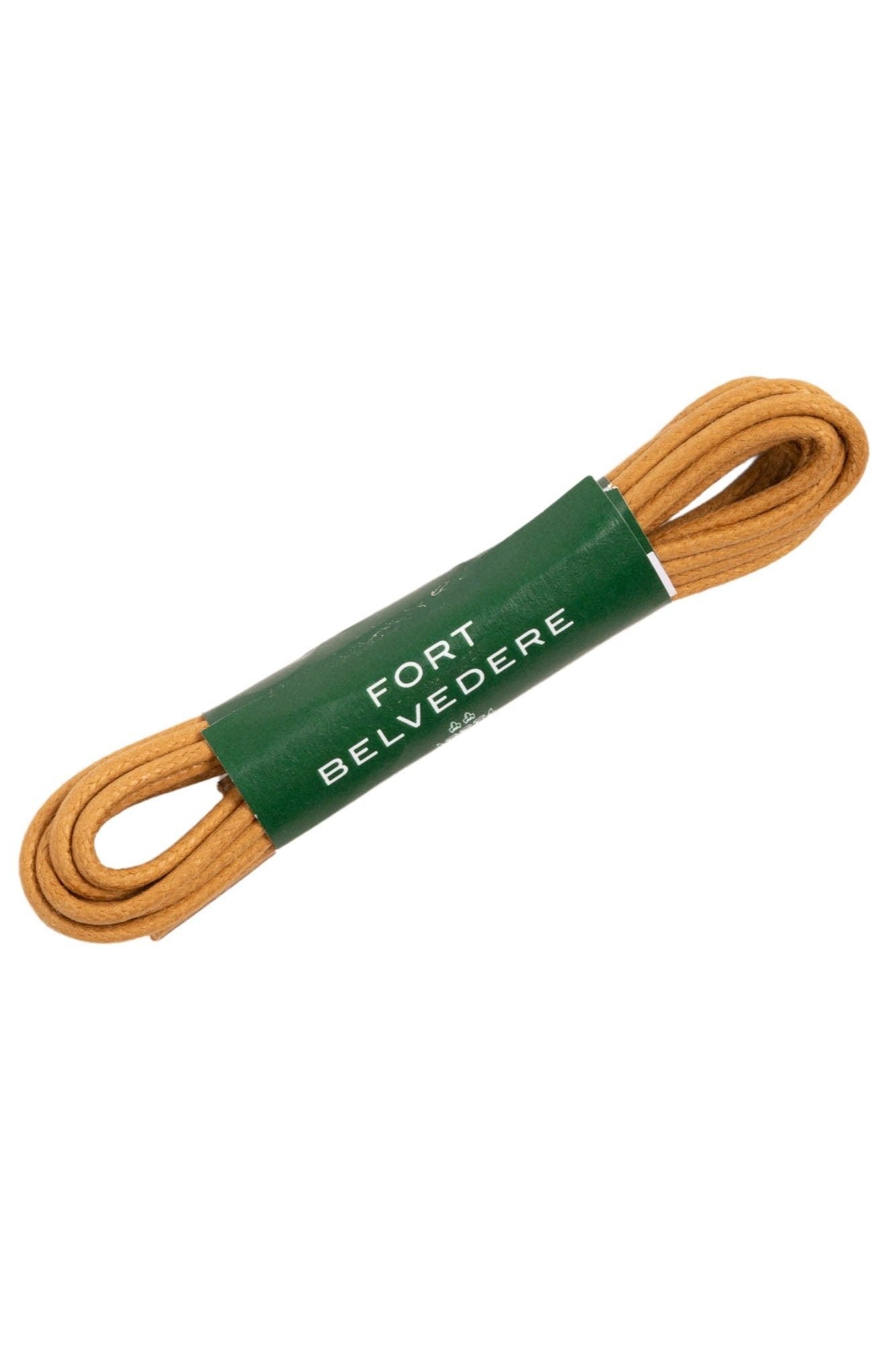 Cognac Boot Laces Round Waxed Cotton - by Fort Belvedere – Gentleman's ...