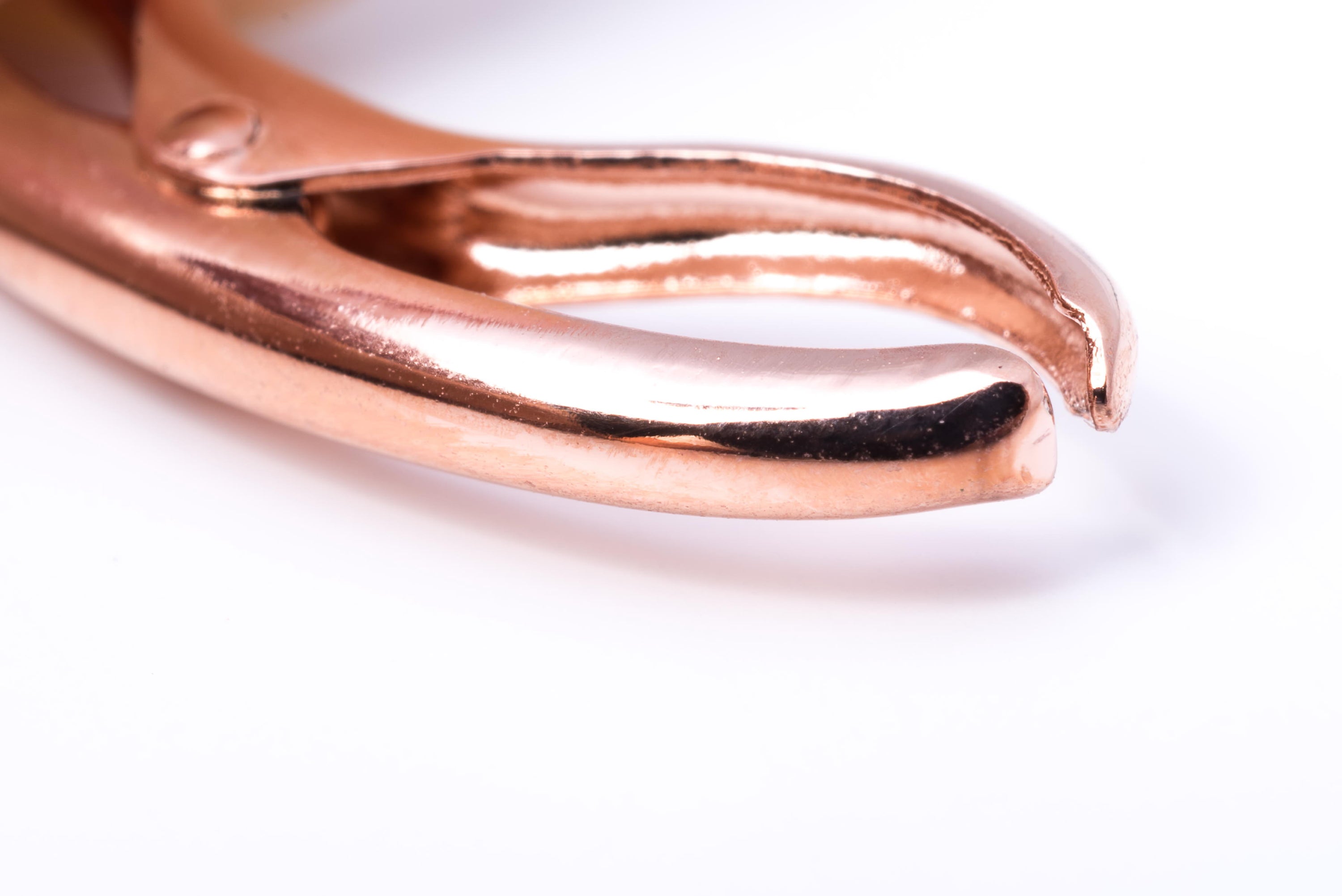 Large Rose Gold 70mm Collar Clip for Modern Medium Spread Collars ...