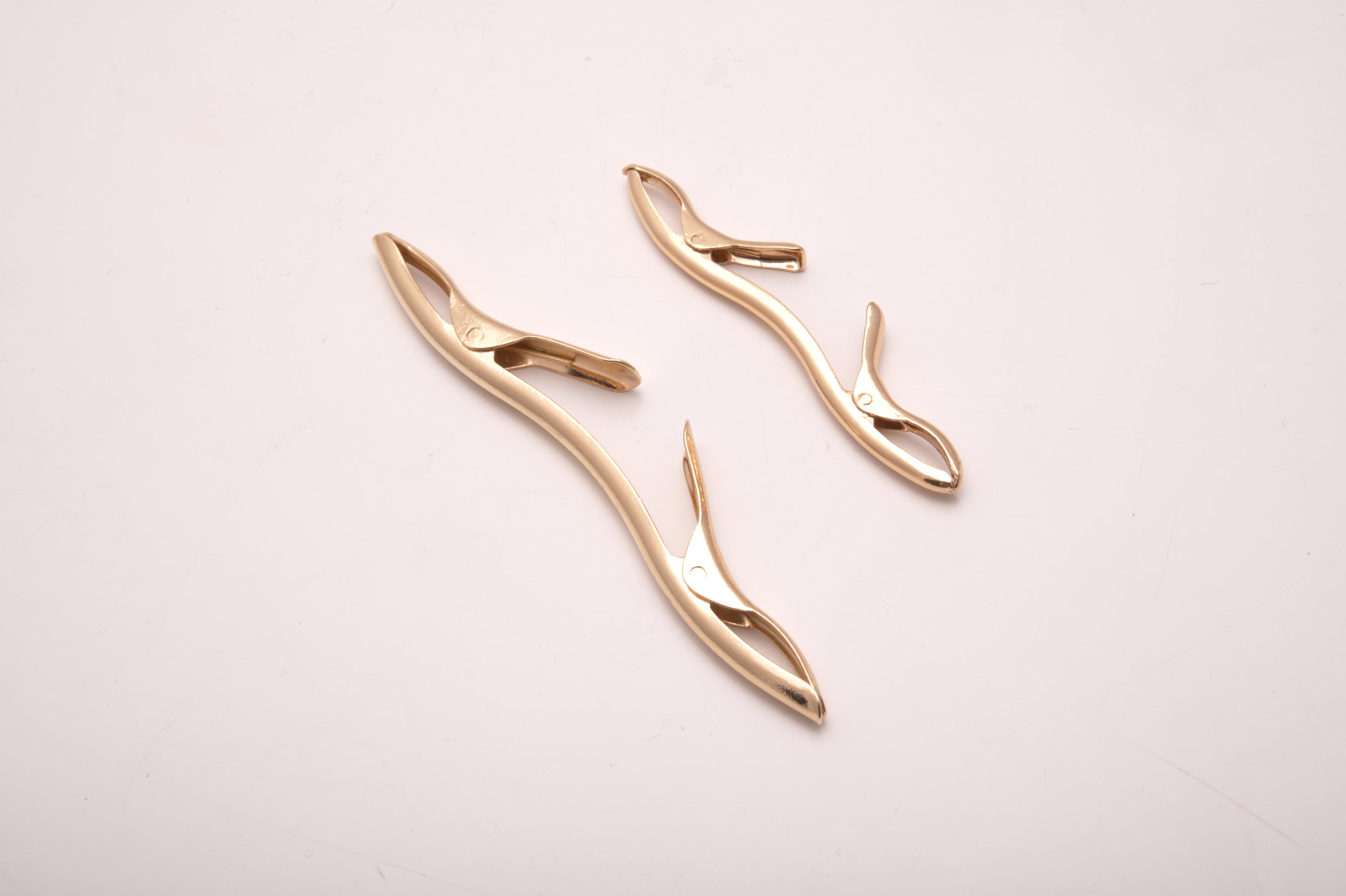 Collar Bar Clip in Yellow Gold For Classic Narrow Spread Collars by ...