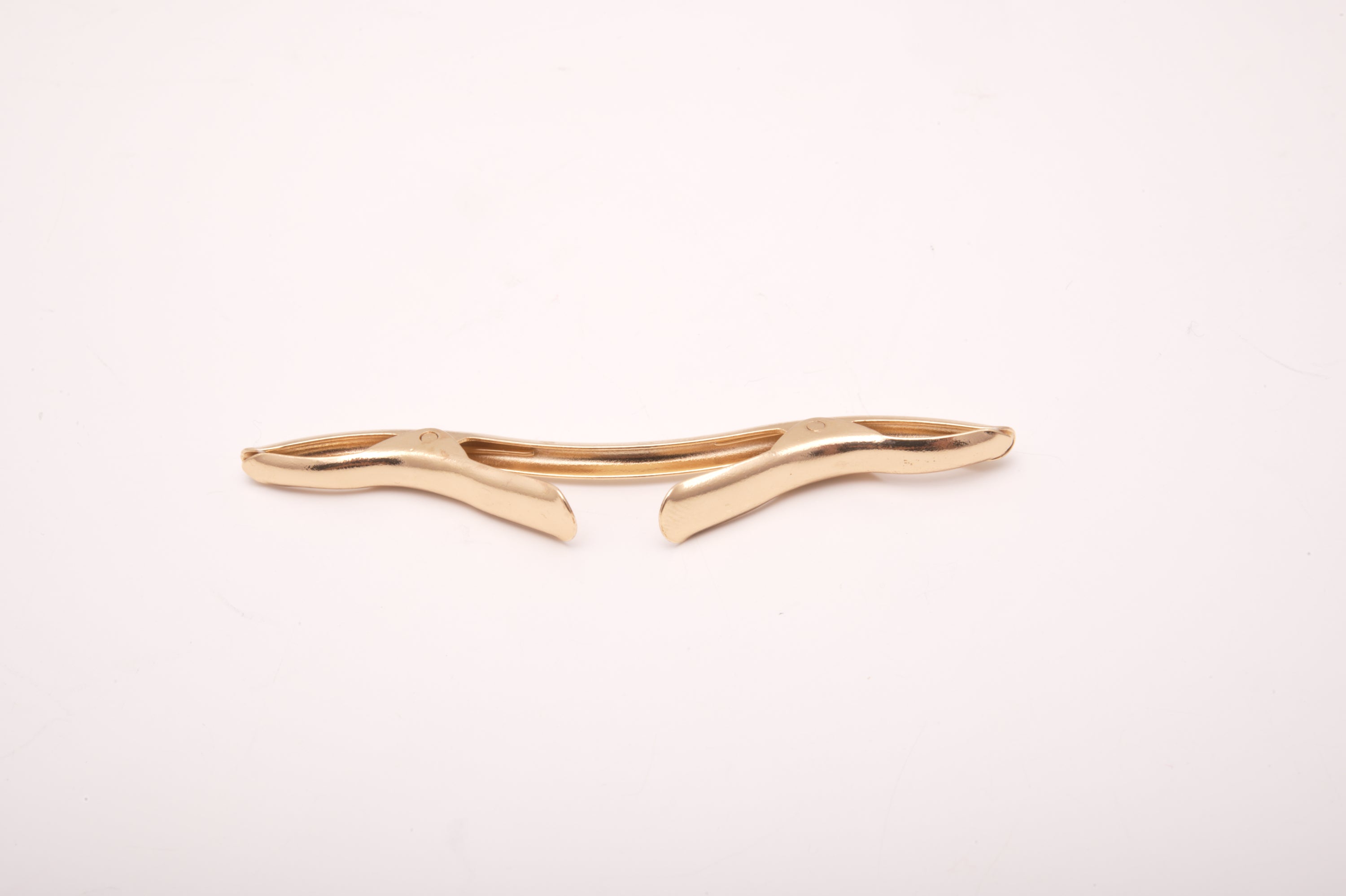 Collar Bar Clip in Yellow Gold For Classic Narrow Spread Collars by ...
