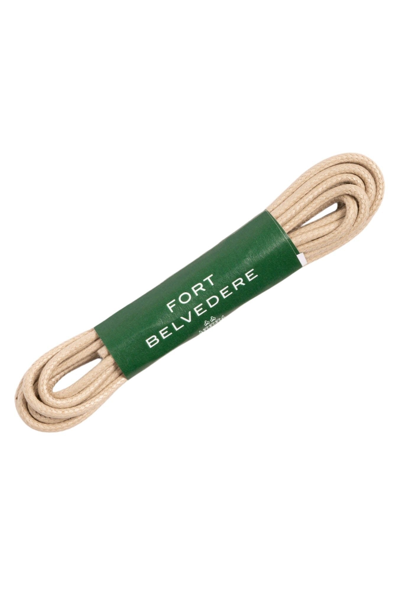 Intense Beige Boot Laces Round Waxed Cotton - by Fort Belvedere ...