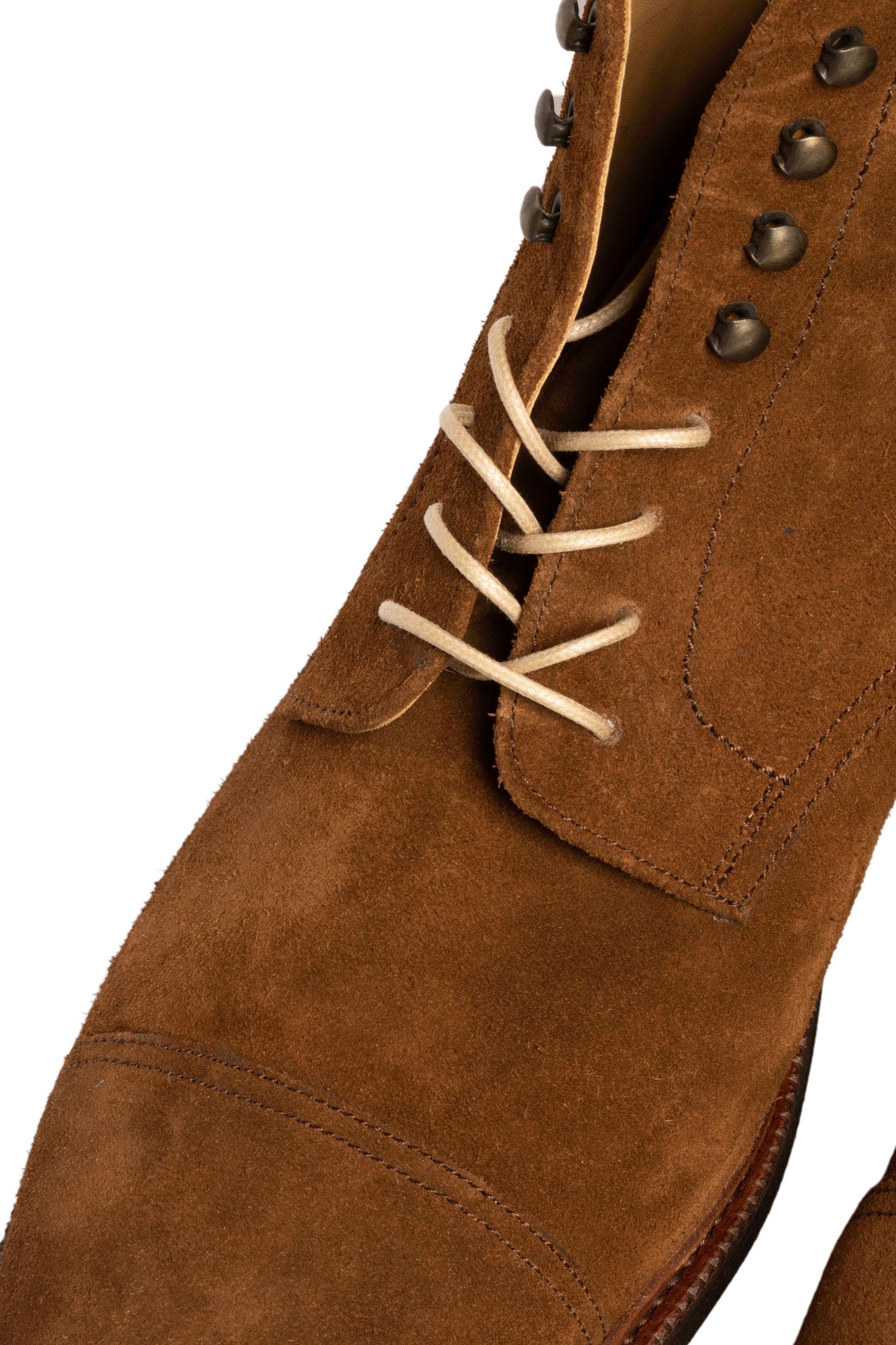 Intense Beige Boot Laces Round Waxed Cotton - by Fort Belvedere ...