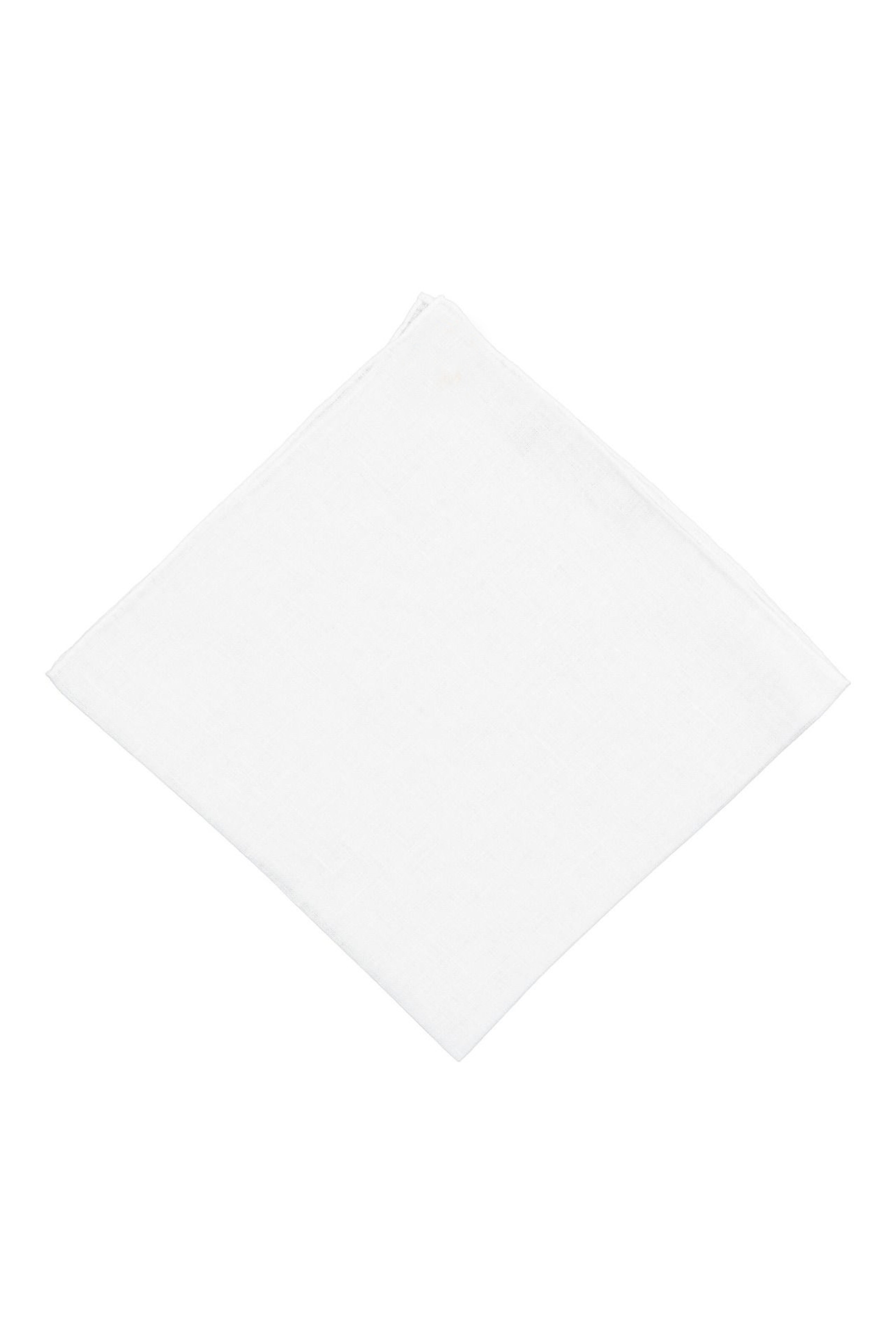 White Italian Linen Pocket Square – Gentleman's Gazette