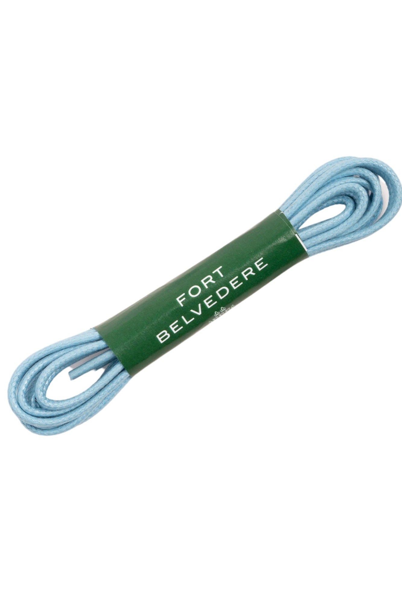Light Blue Boot Laces Round Waxed Cotton - by Fort Belvedere ...