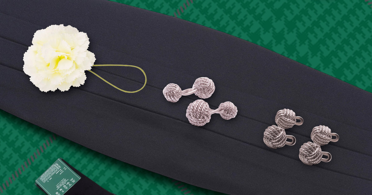 Luxury Black Tie Bundle with Platinum Accessories – Gentleman's Gazette