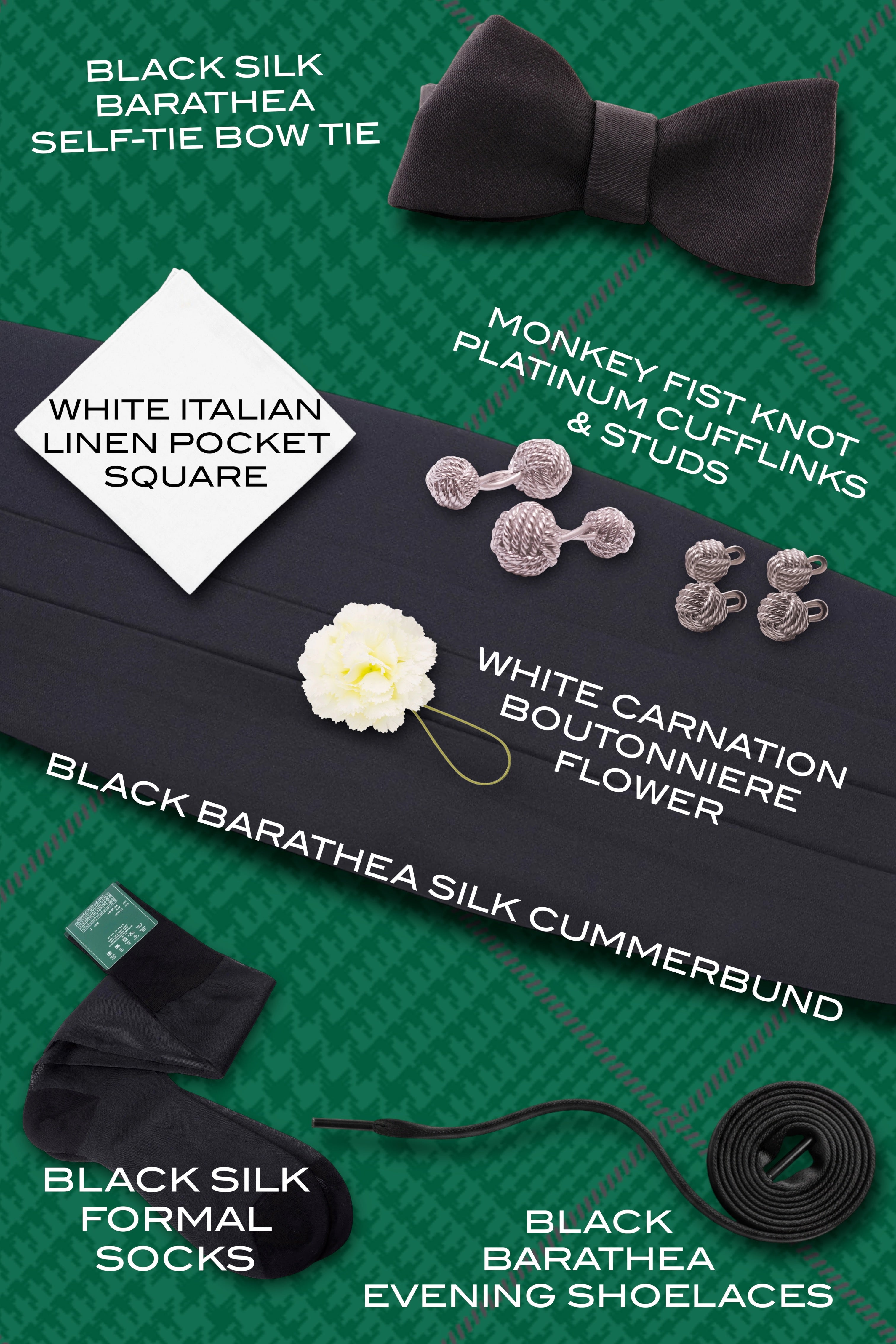 Luxury Black Tie Bundle with Platinum Accessories – Gentleman's Gazette
