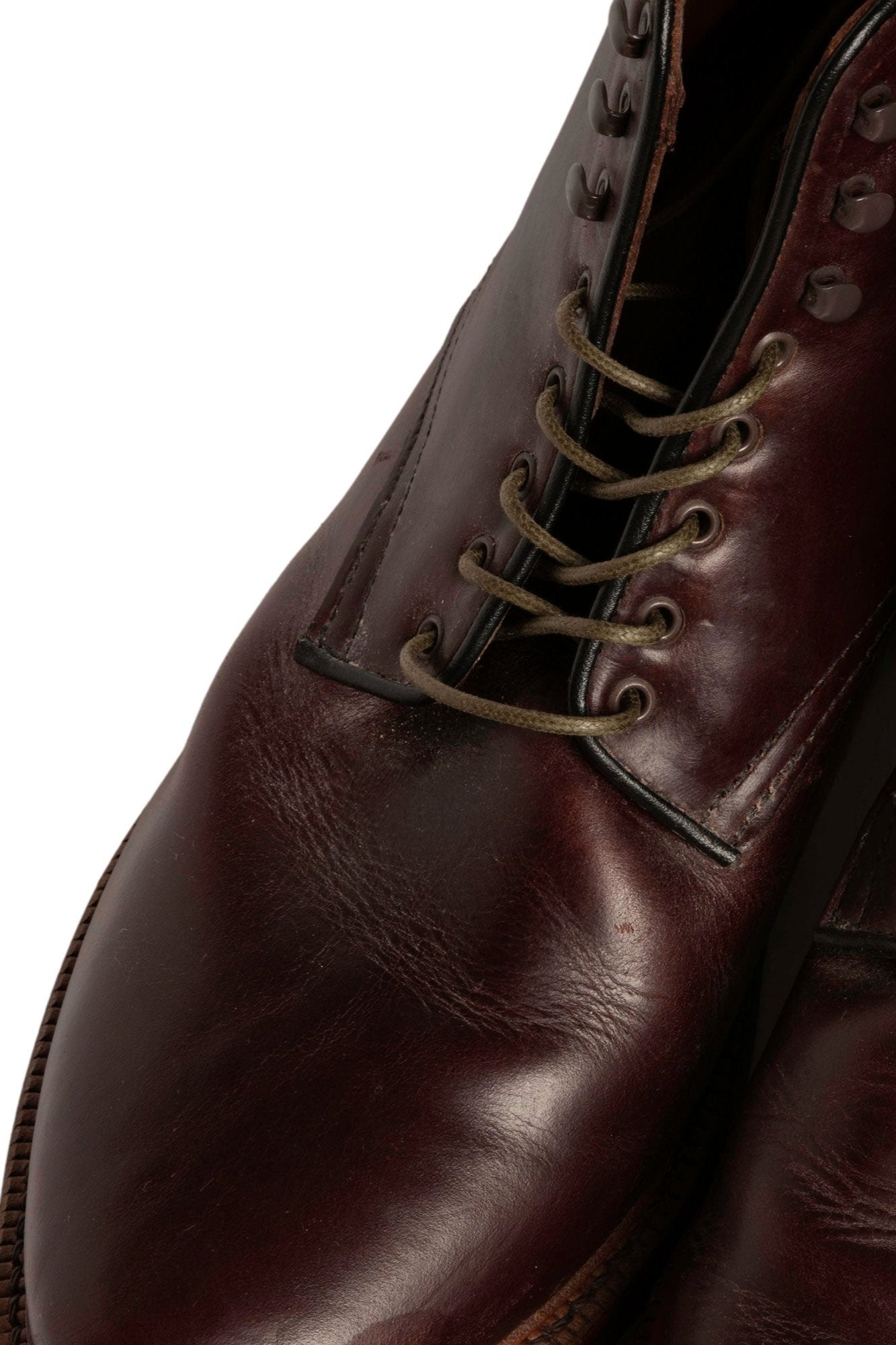 Military Green Boot Laces Round Waxed Cotton - by Fort Belvedere ...