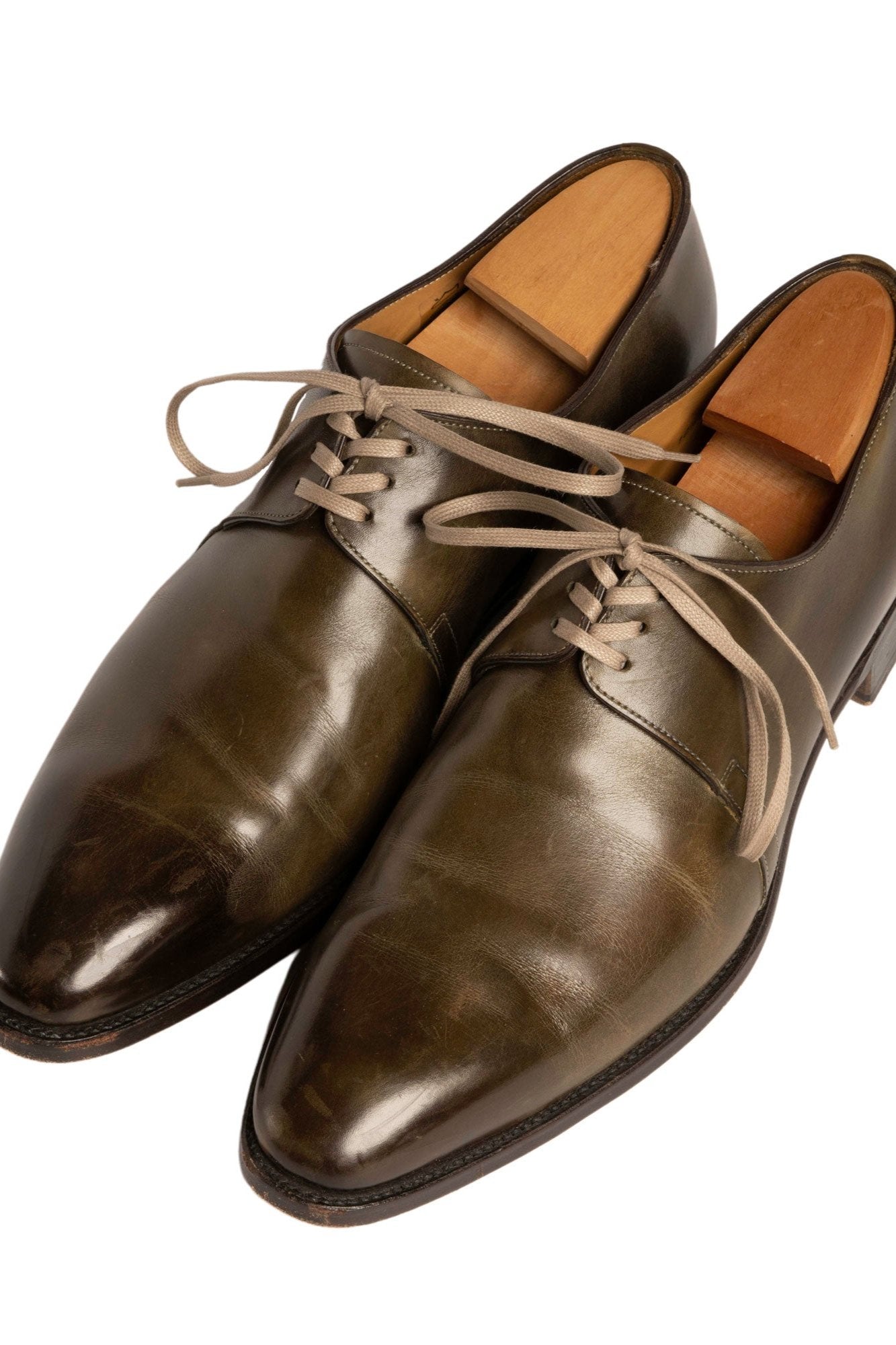 Sand Shoelaces Flat Waxed Cotton - Luxury Dress Shoe Laces by Fort ...