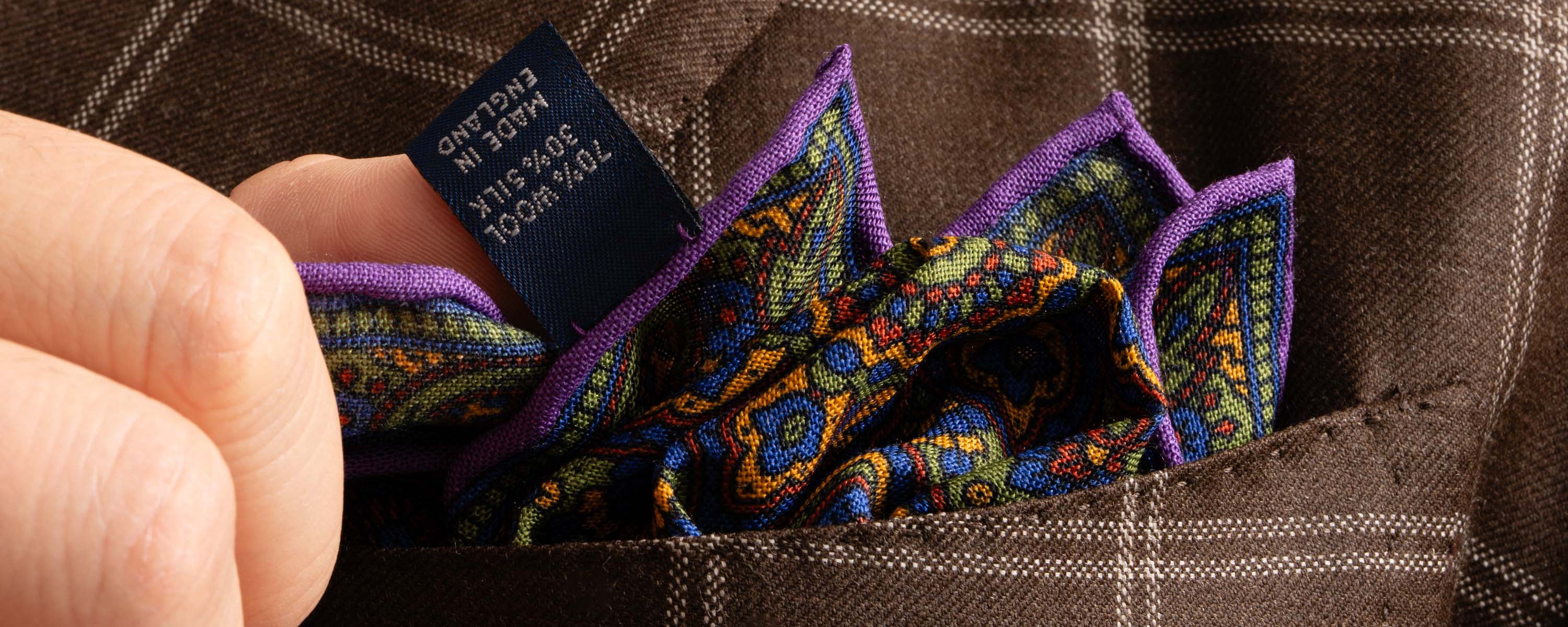 Silk-Wool Blend Pocket Squares – Gentleman's Gazette