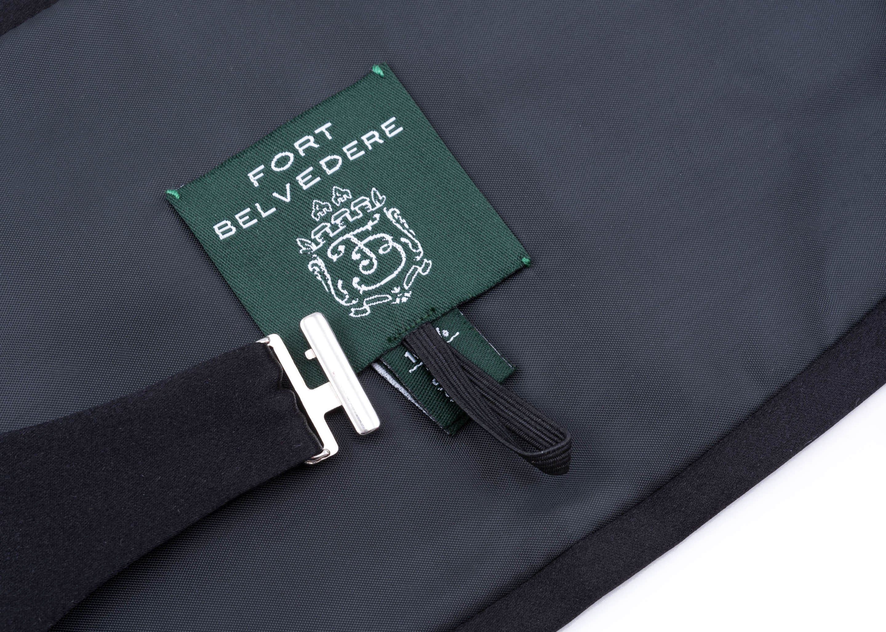 Cummerbund in Black Silk Satin - Fort Belvedere – Gentleman's Gazette