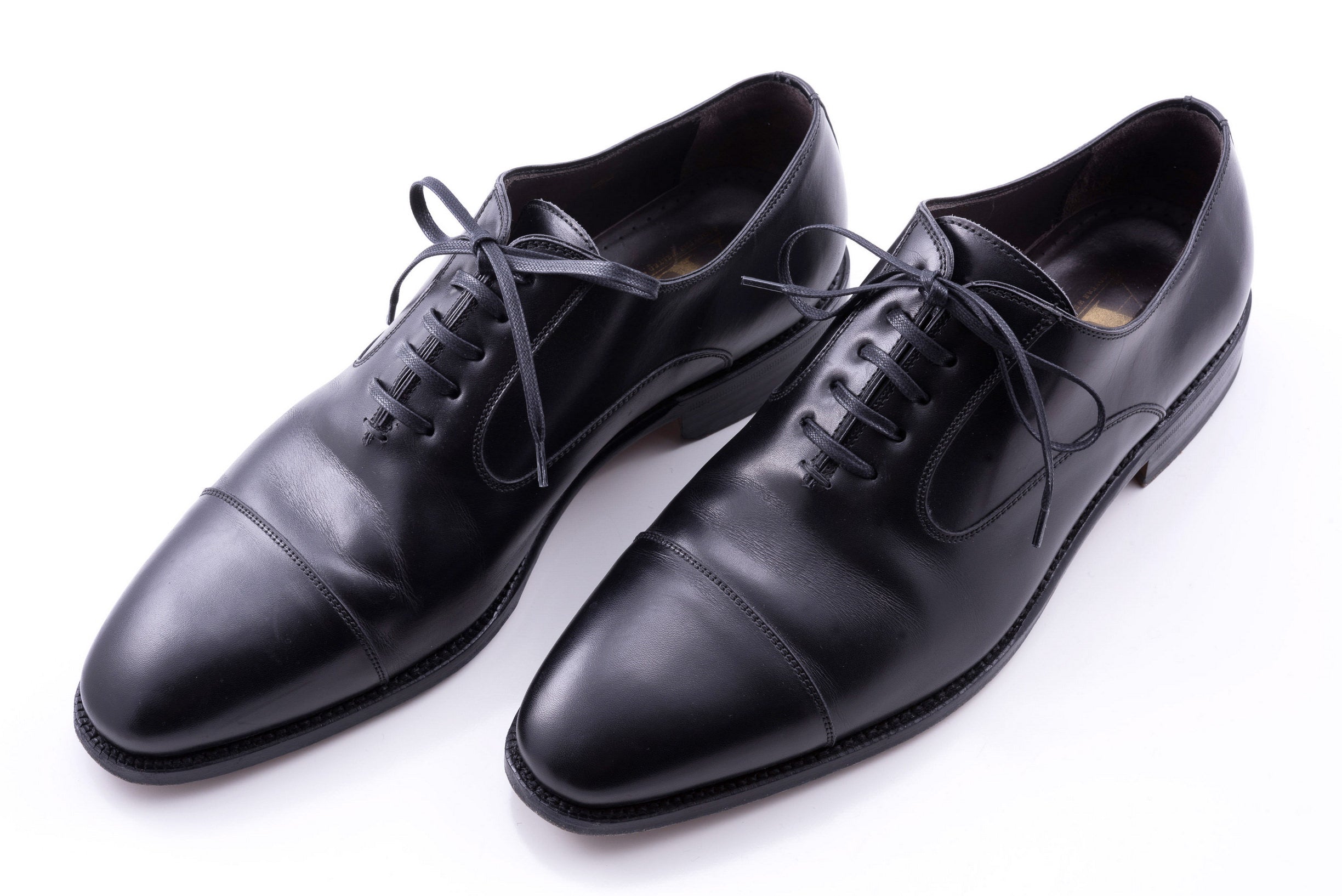 Black Shoelaces Flat Waxed Cotton - Luxury Dress Shoe Laces by Fort ...