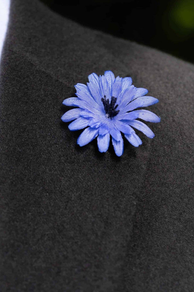 Light Blue Chicory Boutonniere Buttonhole Flower Fort Belvedere ...