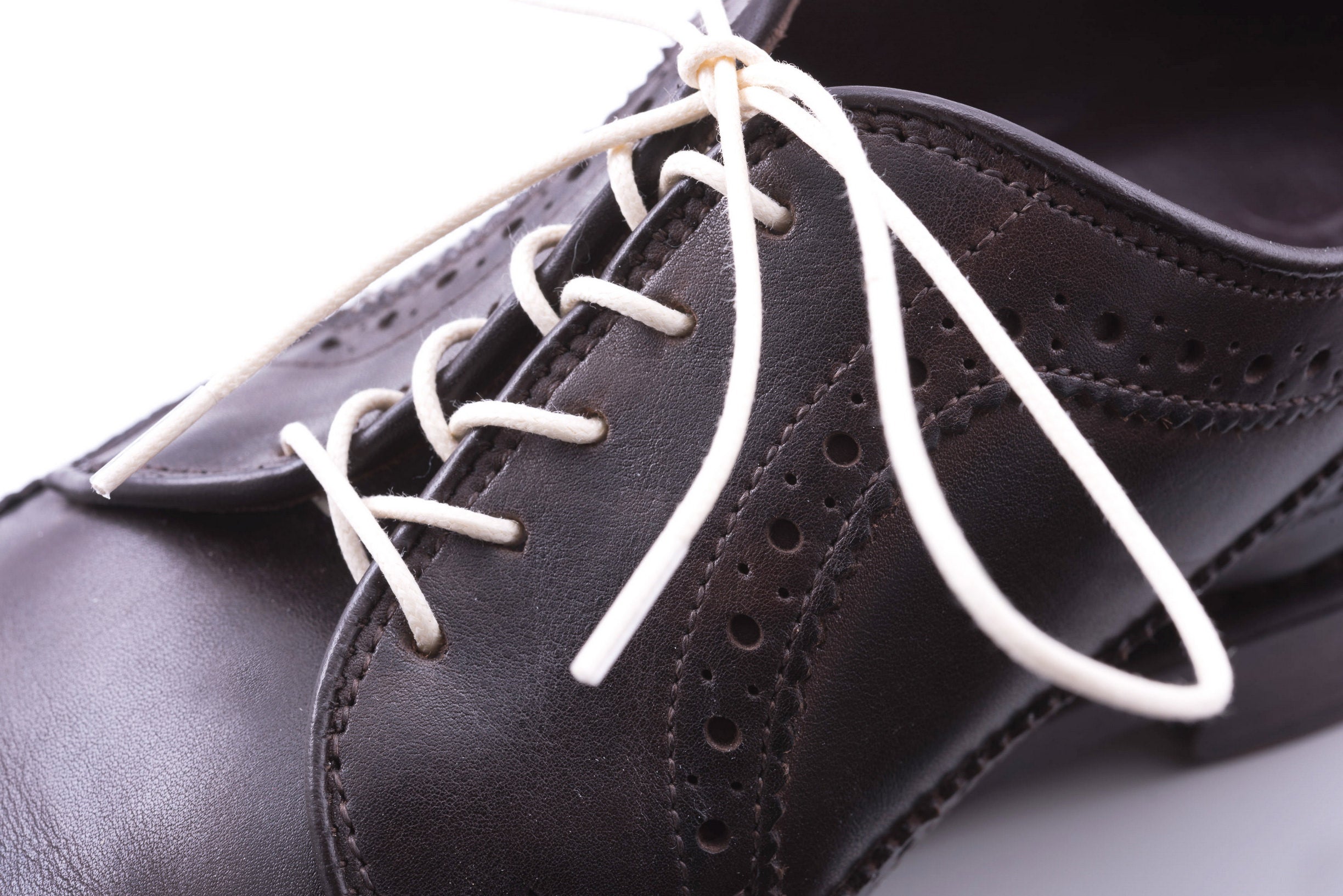 Off White Shoelaces Round - Waxed Cotton Dress Shoe Laces Luxury by ...