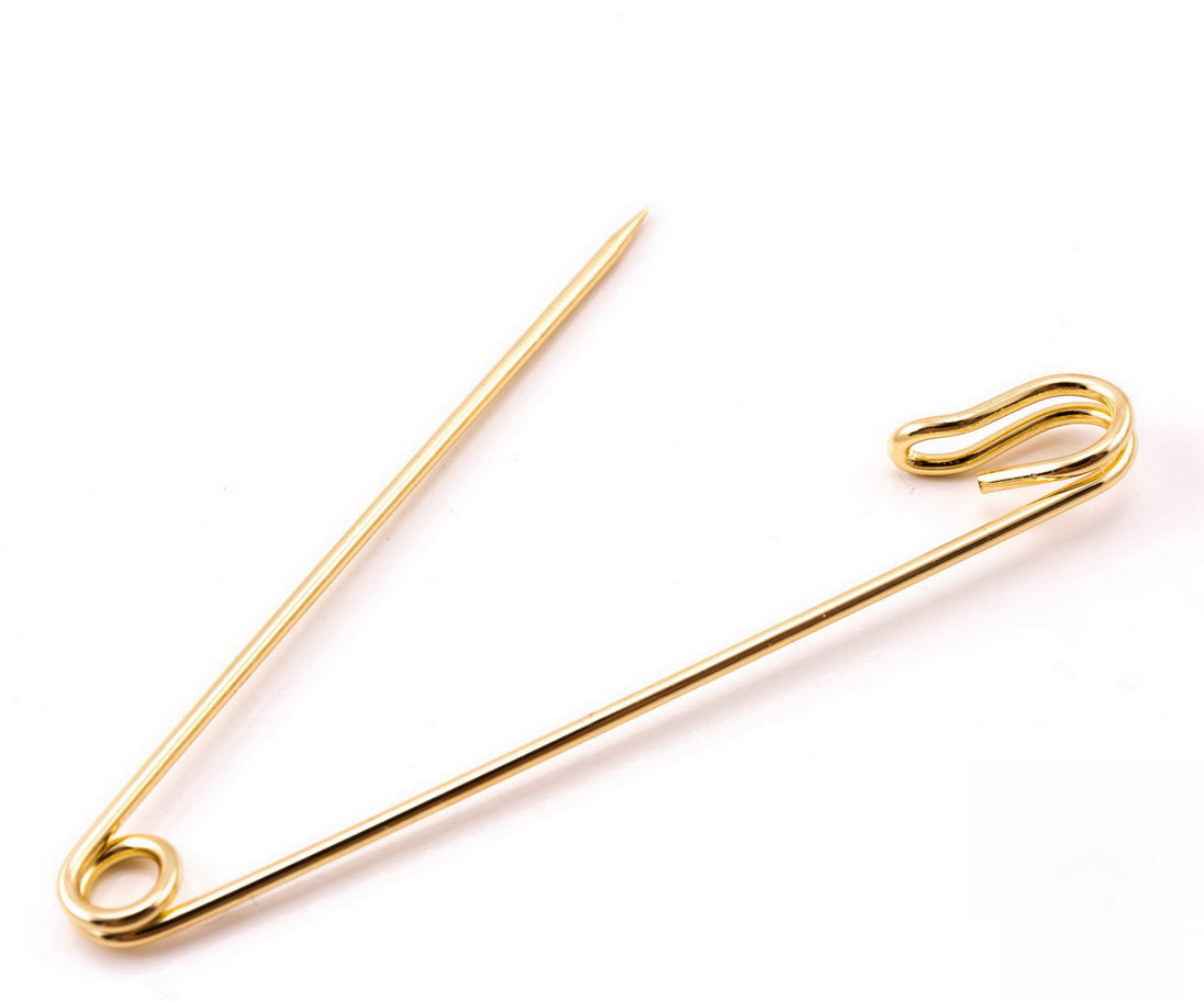 Collar Pin Safety Pin in Silver by Fort Belvedere – Gentleman's Gazette