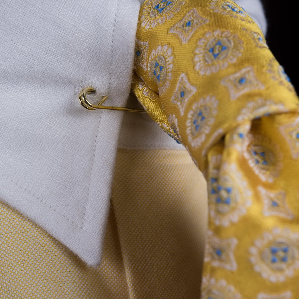 Collar Pin Safety Pin in Gold by Fort Belvedere – Gentleman's Gazette