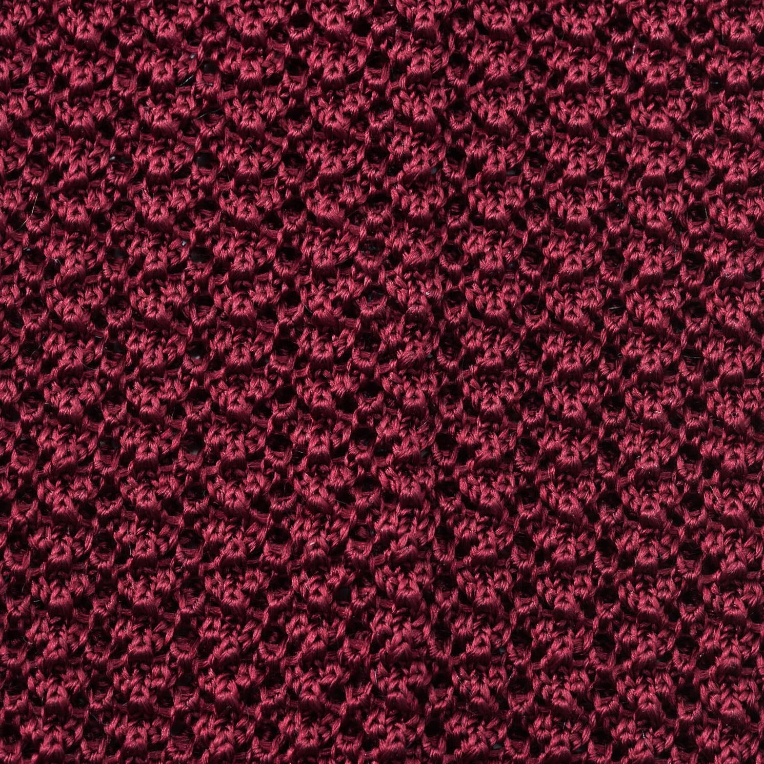 Knit Tie in Burgundy Solid Red Silk - Fort Belvedere – Gentleman's Gazette