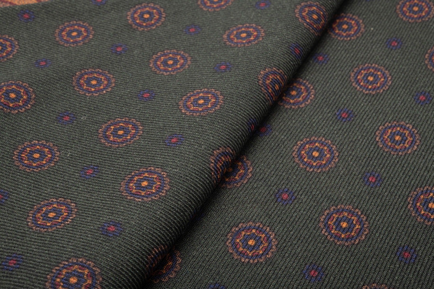Wool Silk Scarf in Dark Blue,Green, Burgundy, Yellow, Brown Large ...