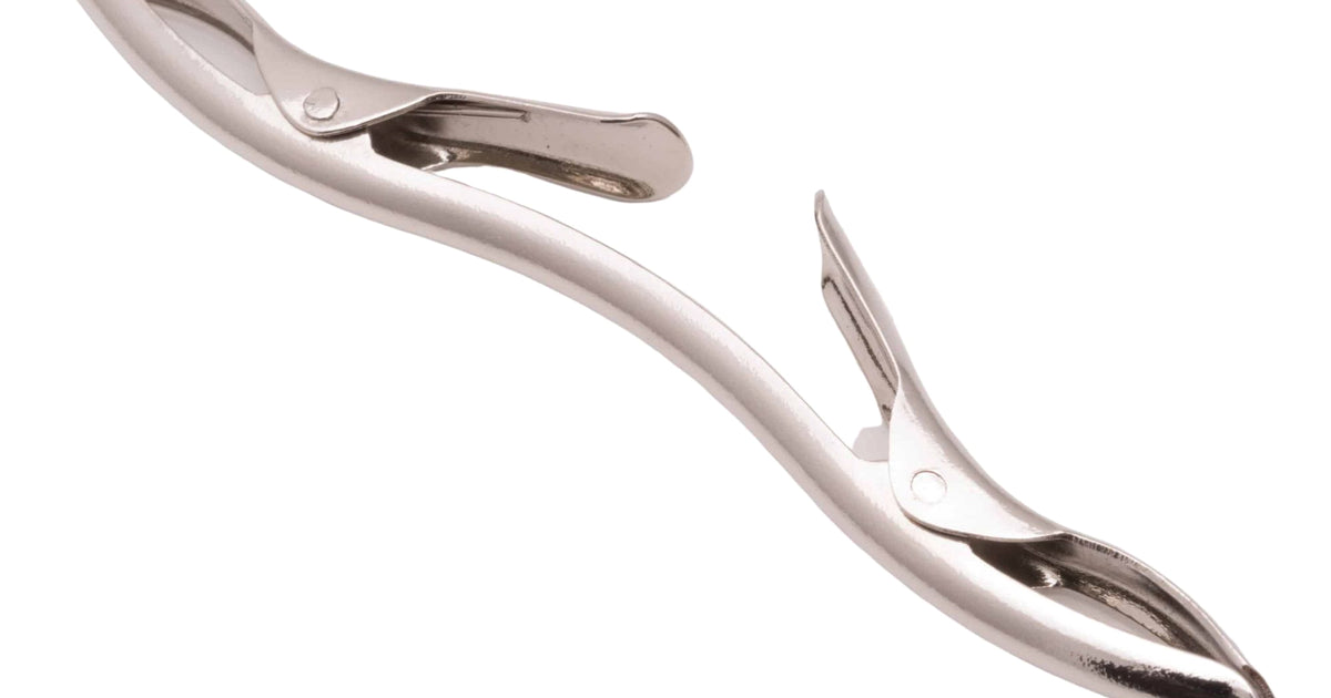 Large Silver 70mm Collar Clip for Modern Medium Spread Collars ...