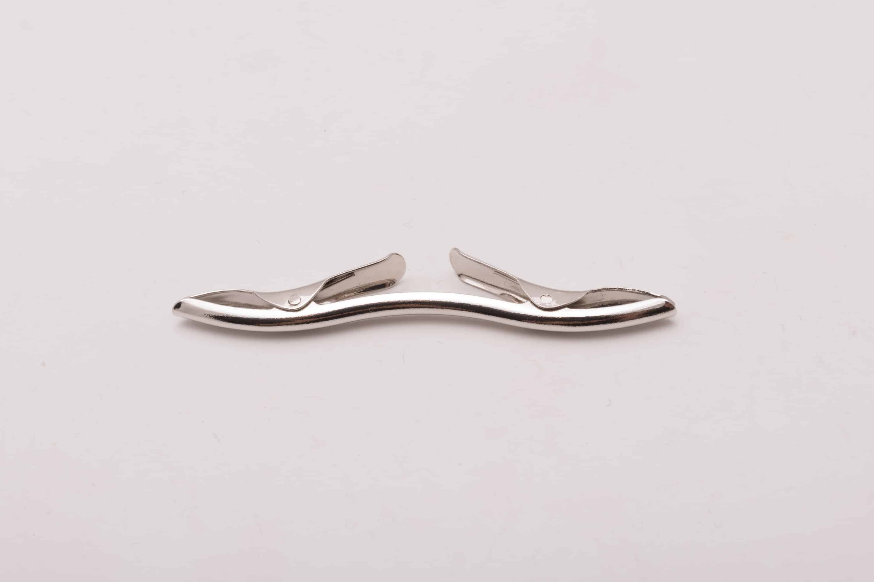 Large Silver 70mm Collar Clip for Modern Medium Spread Collars ...