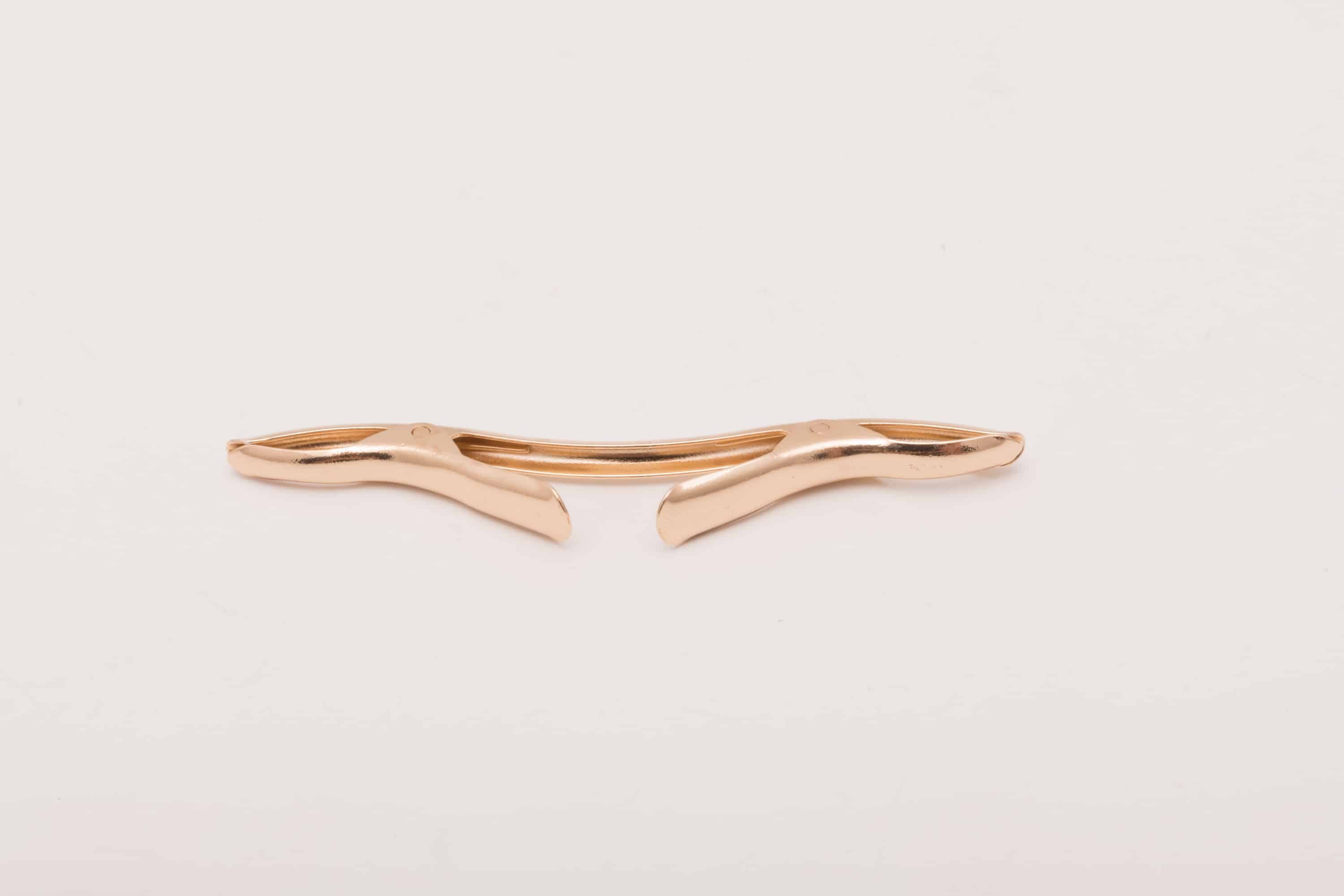 Large Gold 70mm Collar Clip for Modern Medium Spread Collars ...