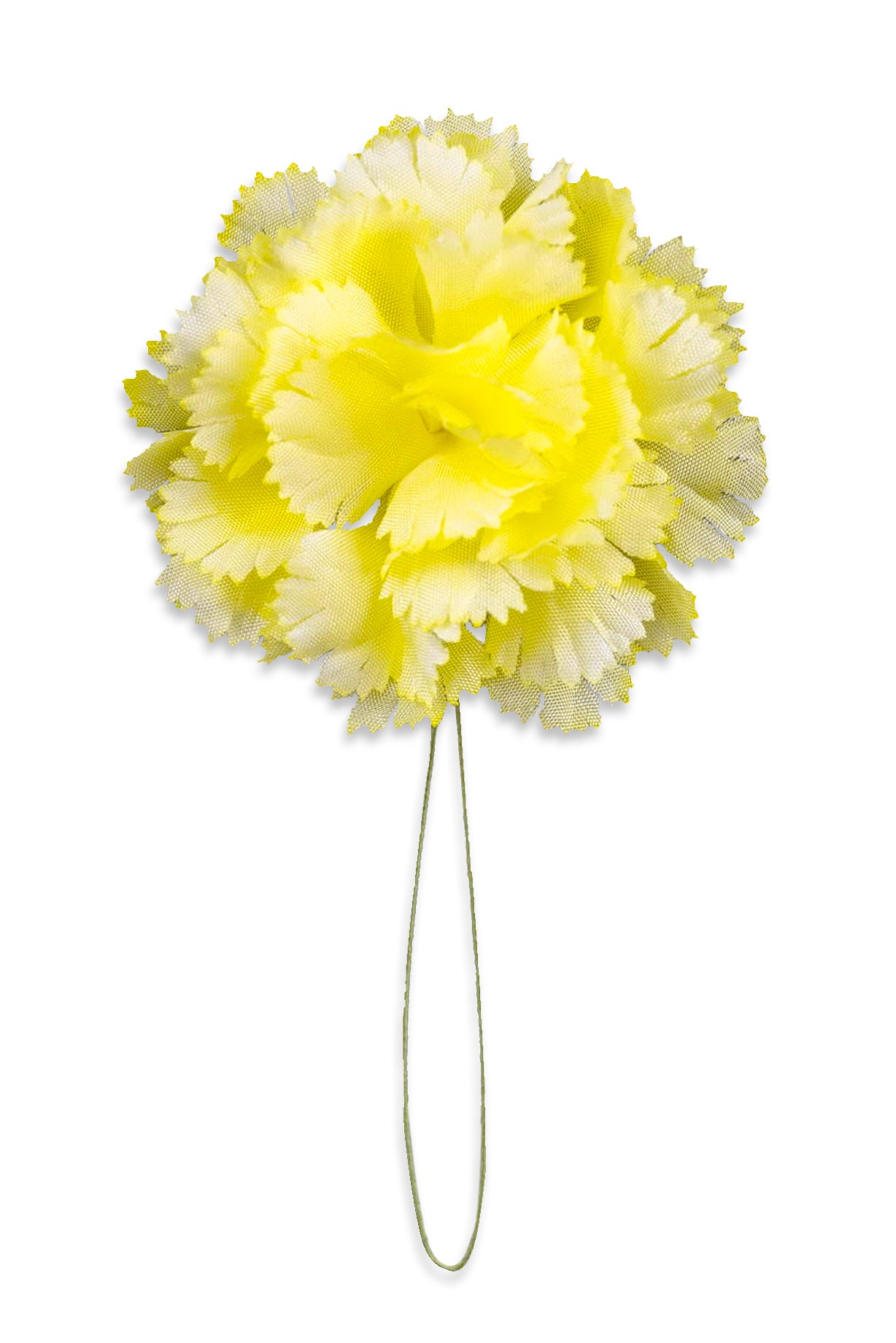 Yellow Carnation Silk Buttonhole Flower by Fort Belvedere – Gentleman's ...
