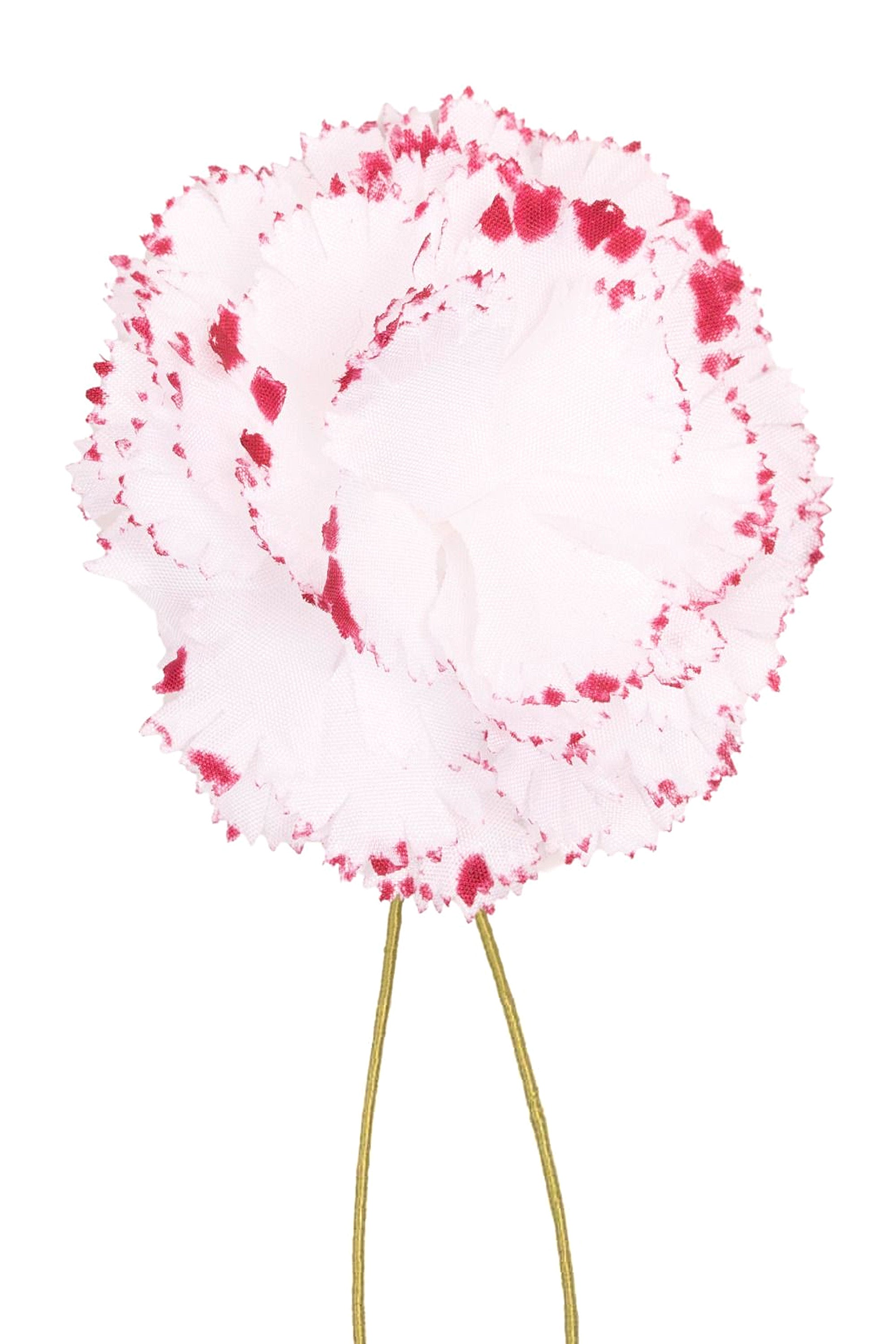 White and Magenta Carnation Boutonniere Buttonhole Flower by Fort ...