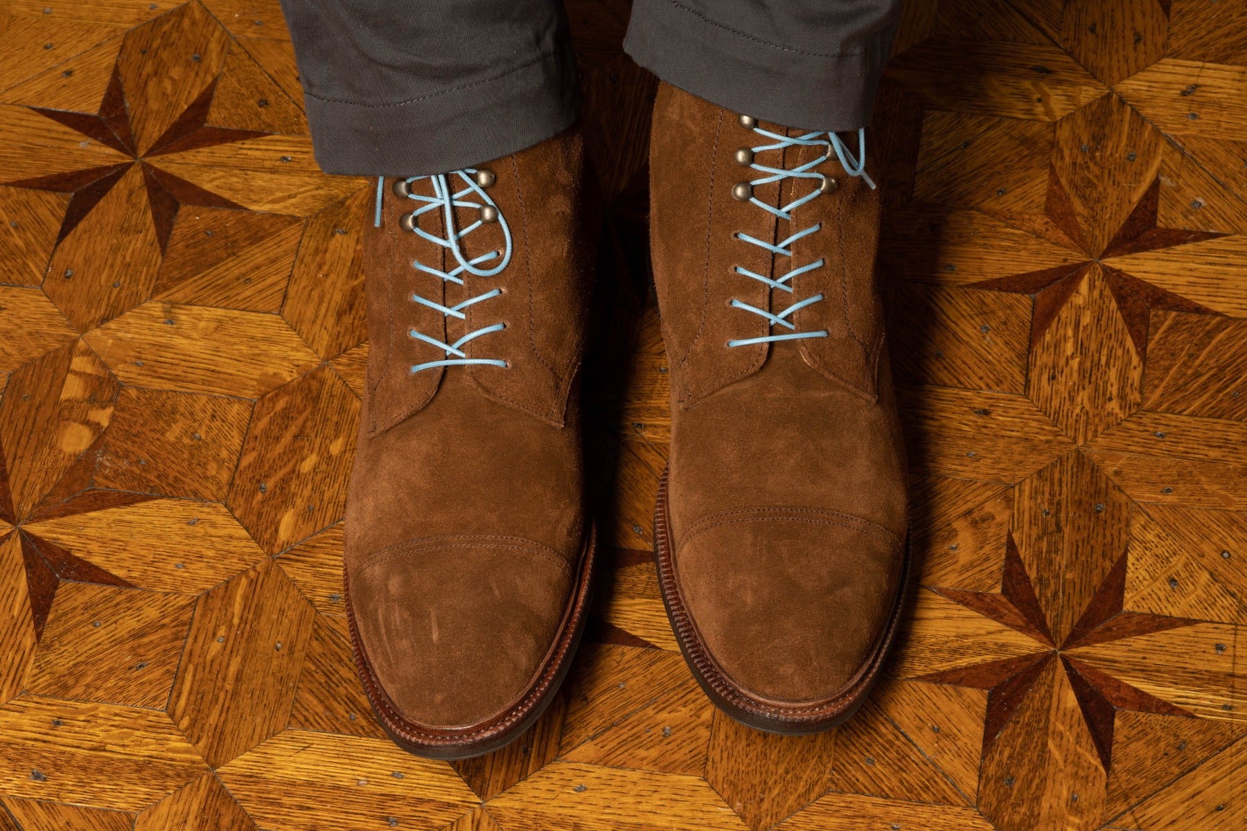 Military Green Boot Laces Round Waxed Cotton - by Fort Belvedere ...
