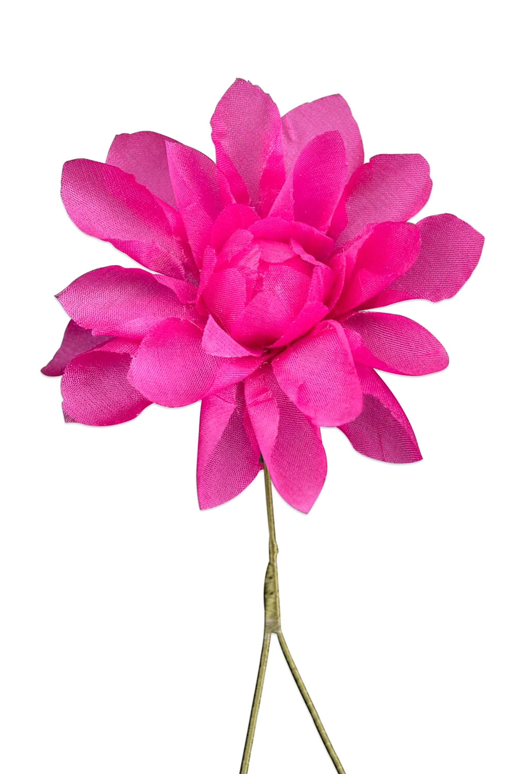 Magenta Pink Mini Dahlia Silk Buttonhole Lapel Flower by Fort Belvedere ...