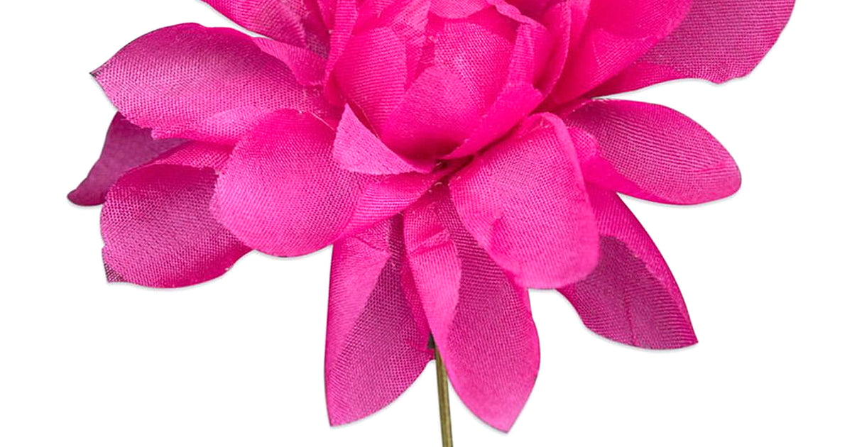 Magenta Pink Mini Dahlia Silk Buttonhole Lapel Flower by Fort Belvedere ...