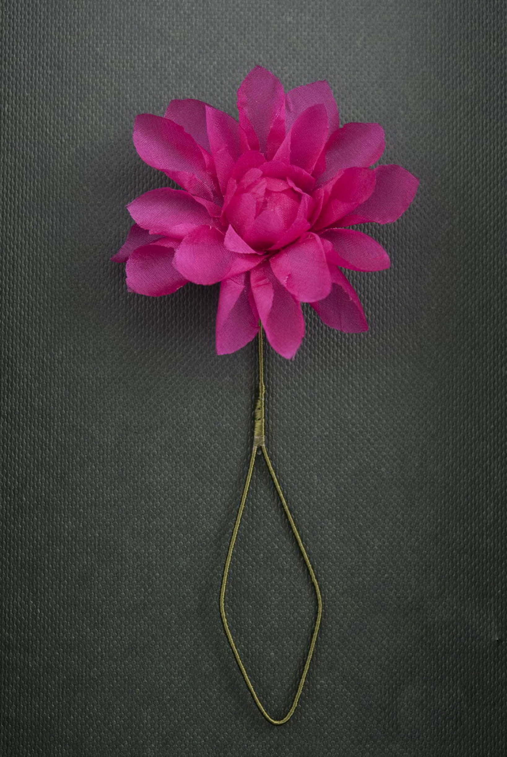 Magenta Pink Mini Dahlia Silk Buttonhole Lapel Flower by Fort Belvedere ...