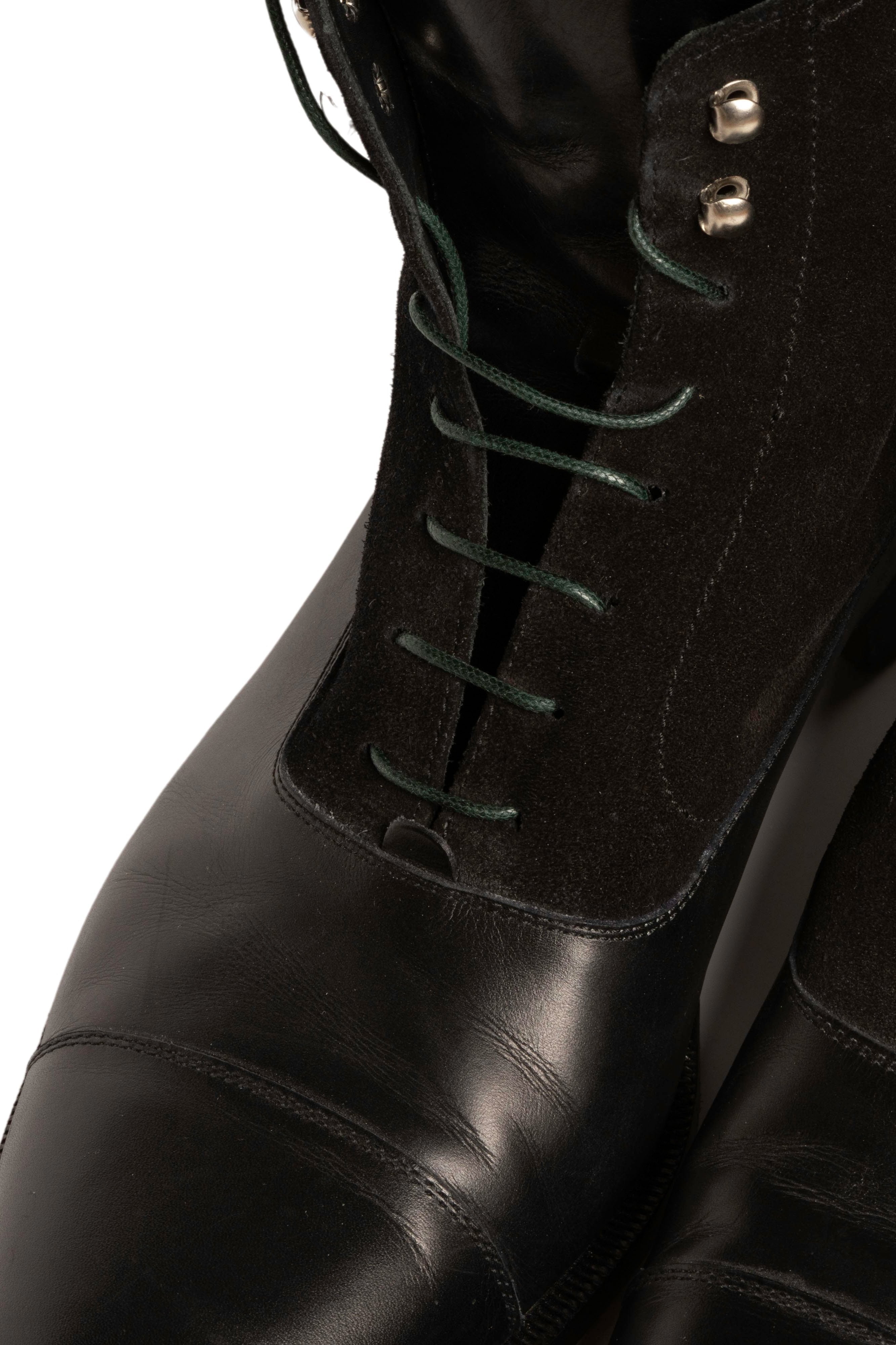 Malachite Green Boot Laces Round Waxed Cotton - by Fort Belvedere ...