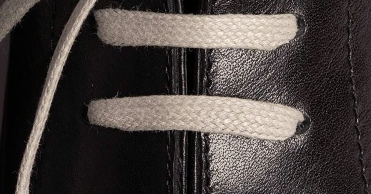 Medium Grey Shoelaces Flat Waxed Cotton - Luxury Dress Shoe Laces by ...