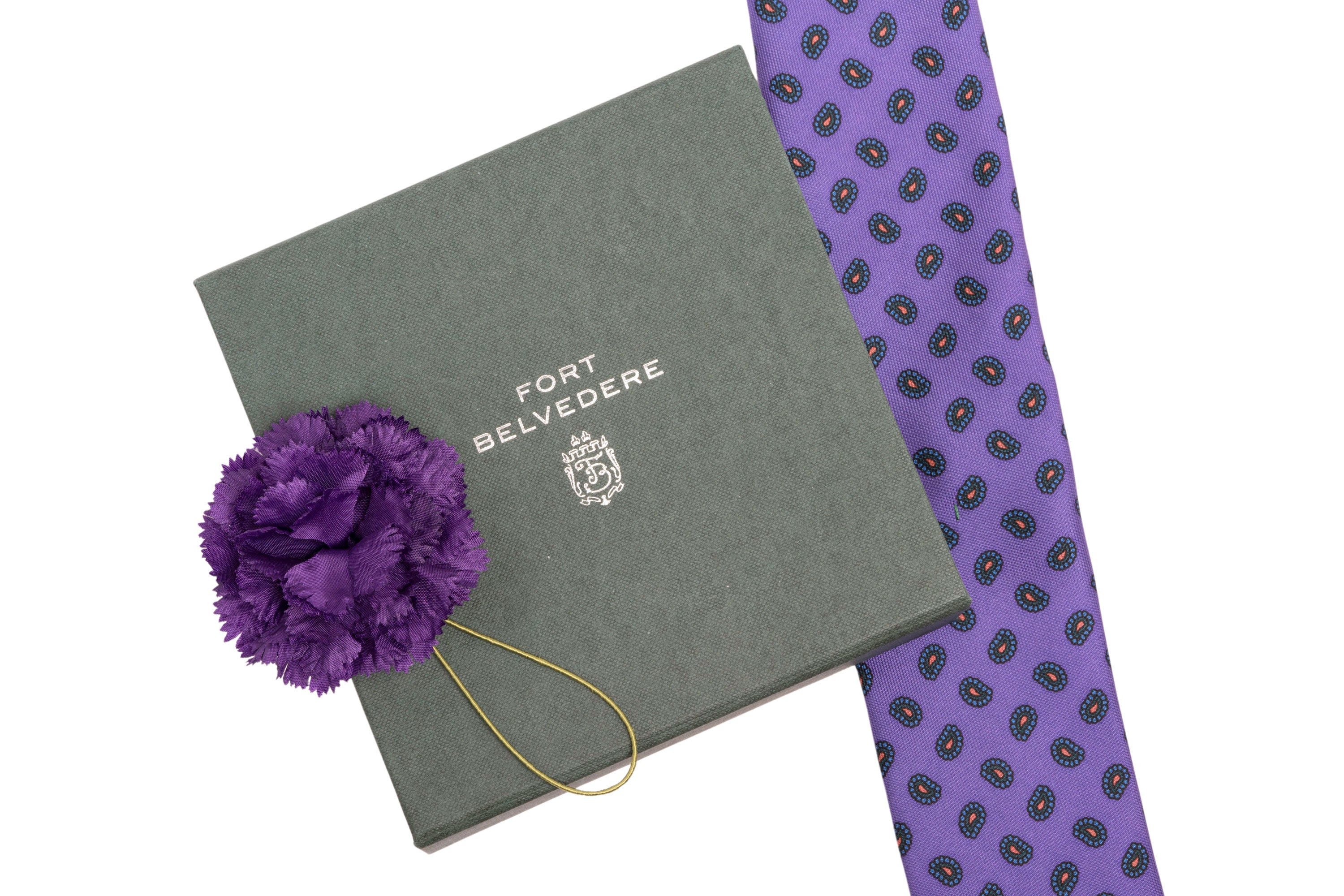 Dark Purple Carnation Boutonniere Buttonhole Flower Fort Belvedere ...