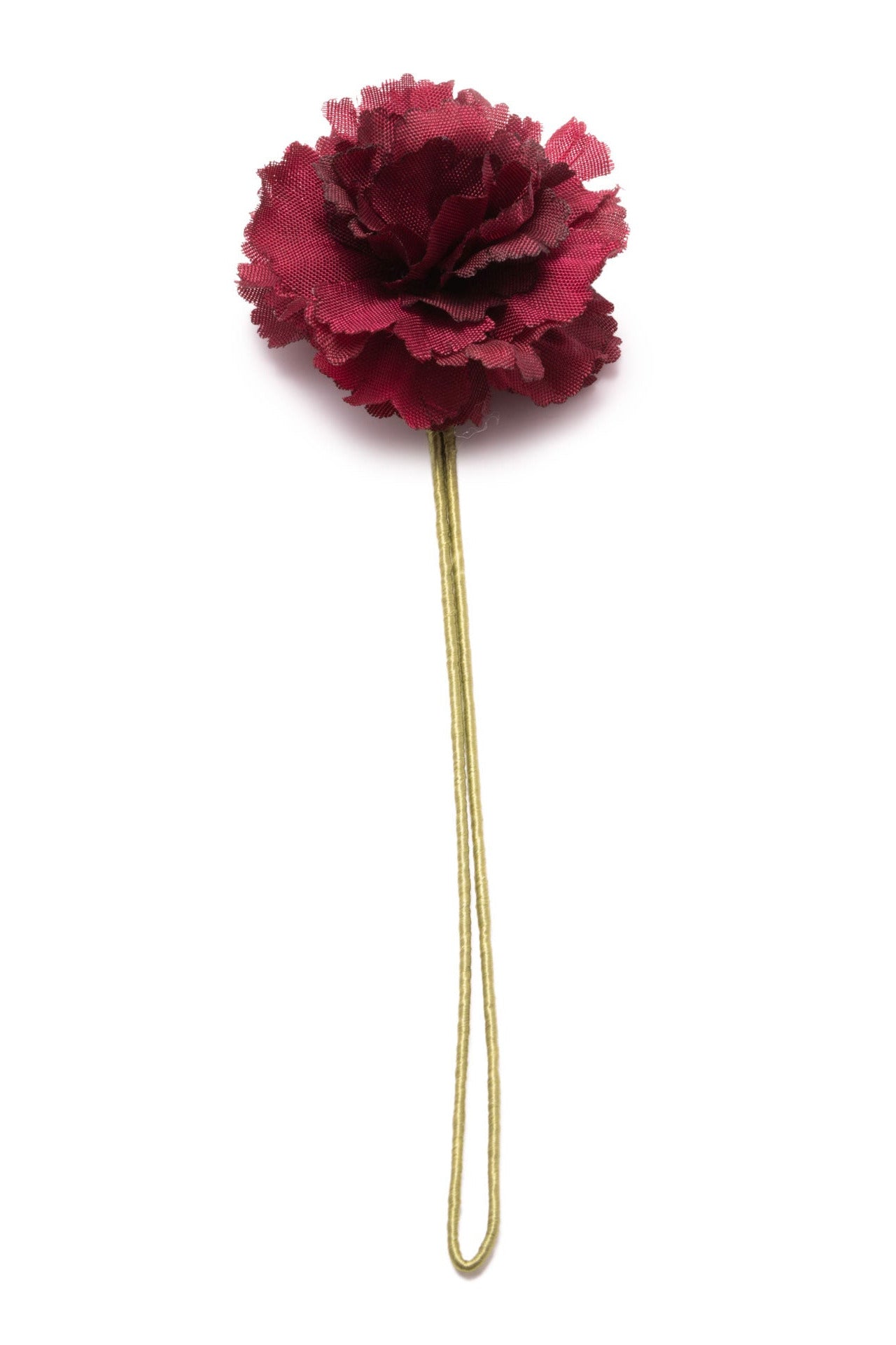 Burgundy Mini Carnation Silk Boutonniere Buttonhole Flower Fort ...