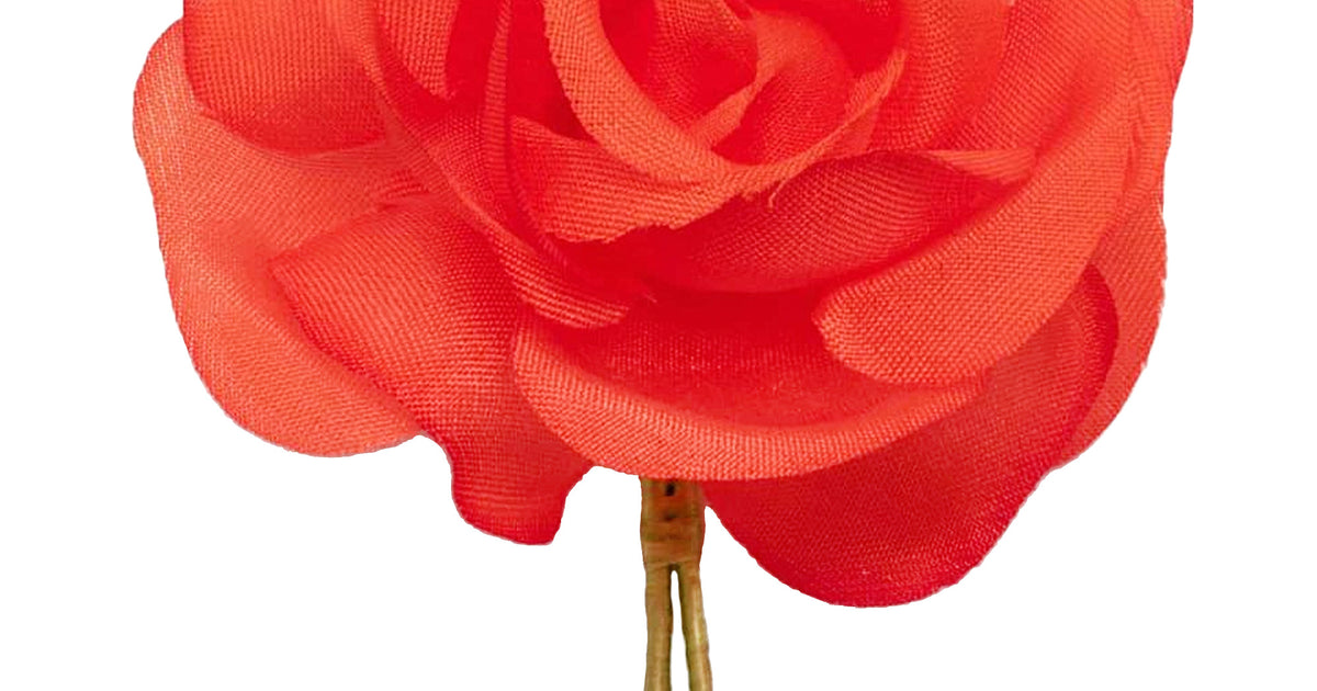 Orange Red Spray Rose Boutonniere Buttonhole Flower by Fort Belvedere ...