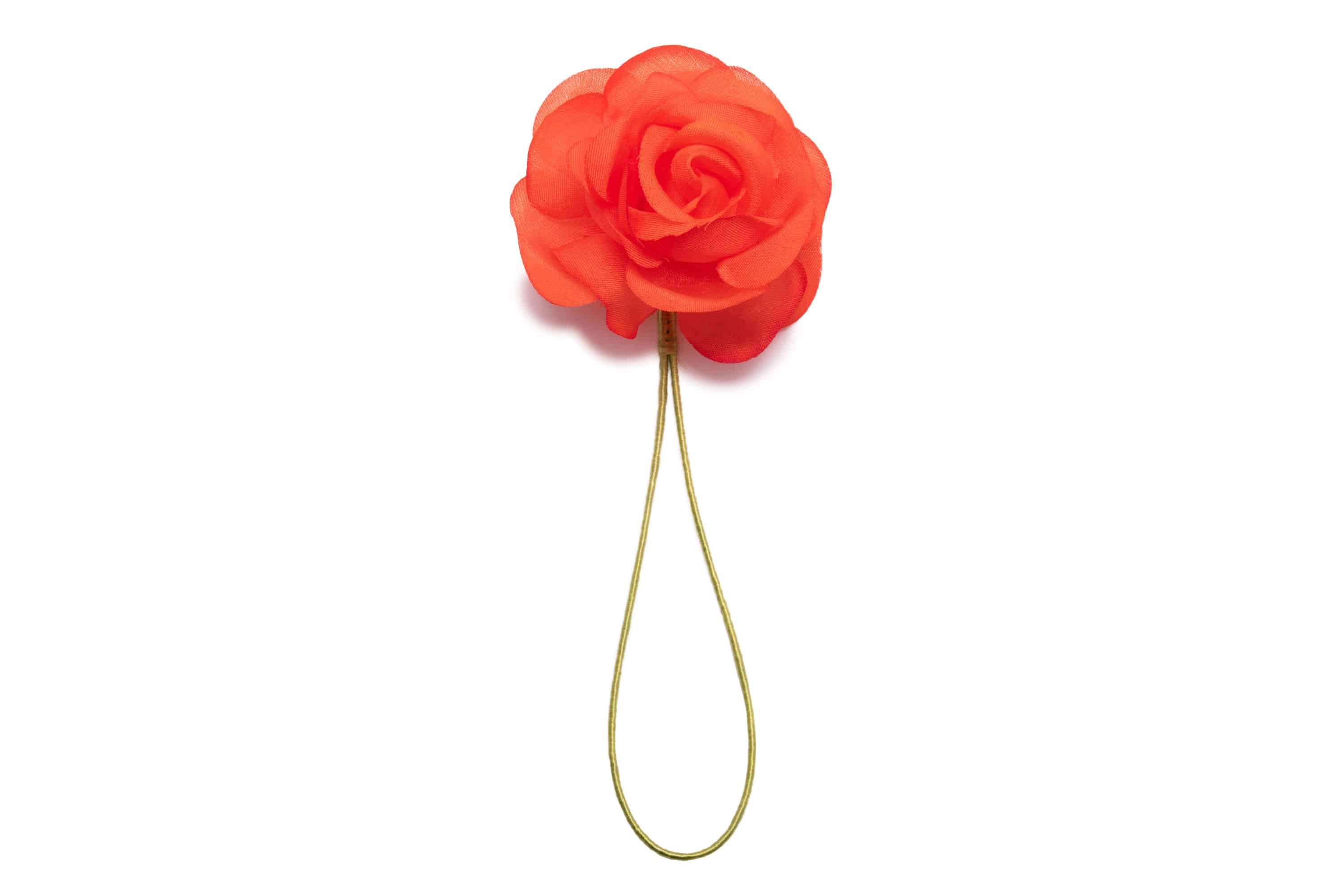 Orange Red Spray Rose Boutonniere Buttonhole Flower by Fort Belvedere ...