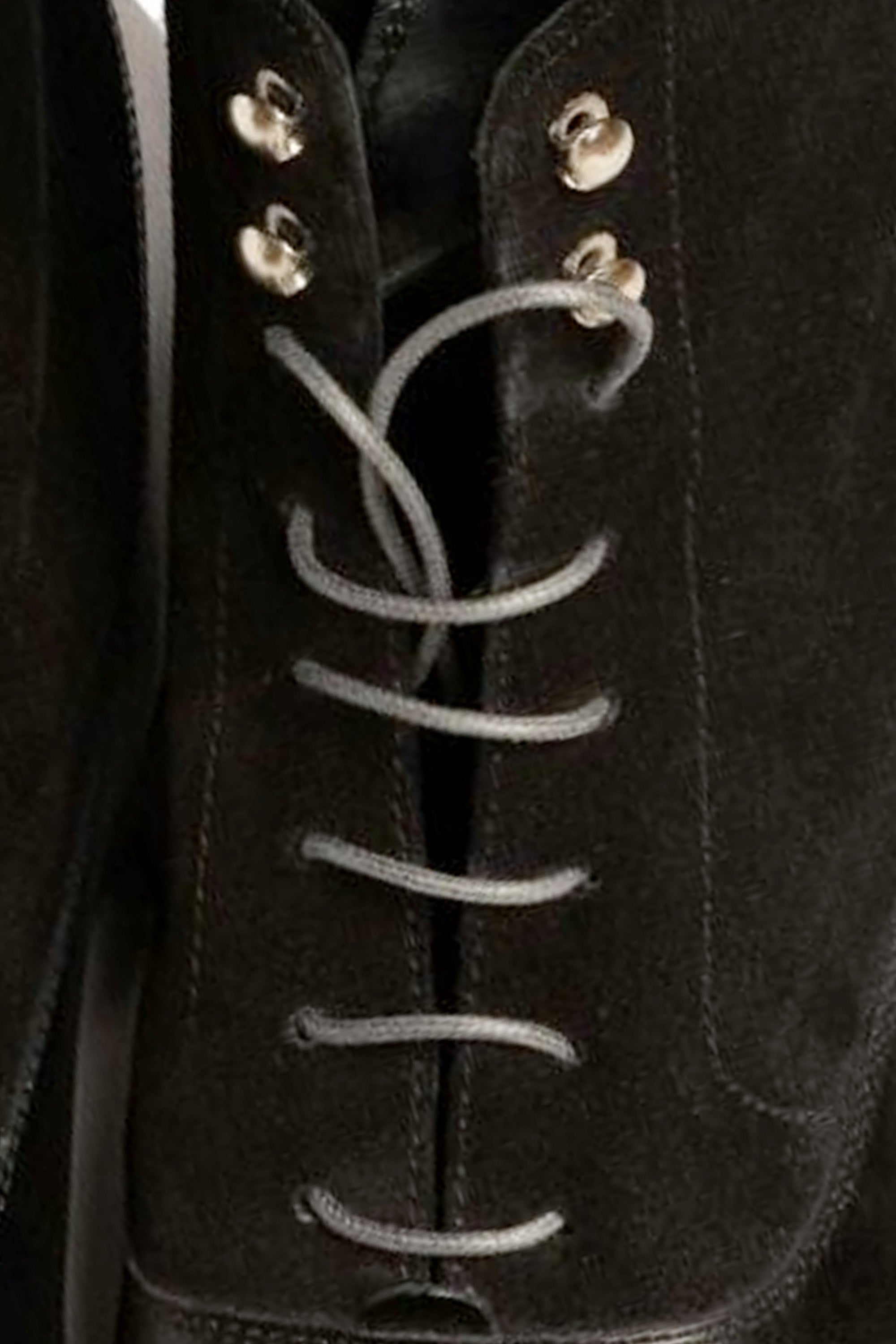 Charcoal Boot Laces Round Waxed Cotton - by Fort Belvedere – Gentleman ...