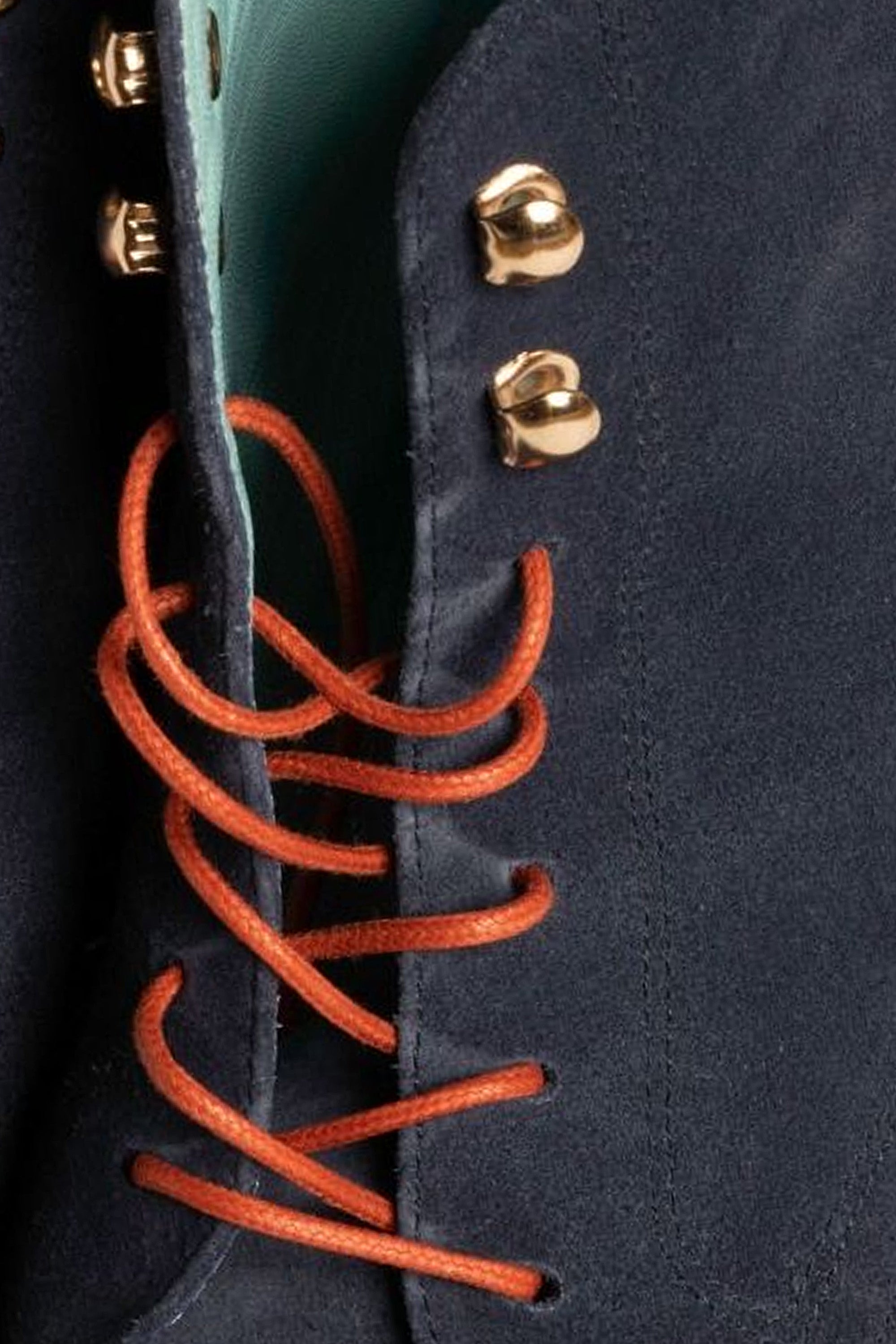 Copper Orange Boot Laces Round Waxed Cotton - by Fort Belvedere ...