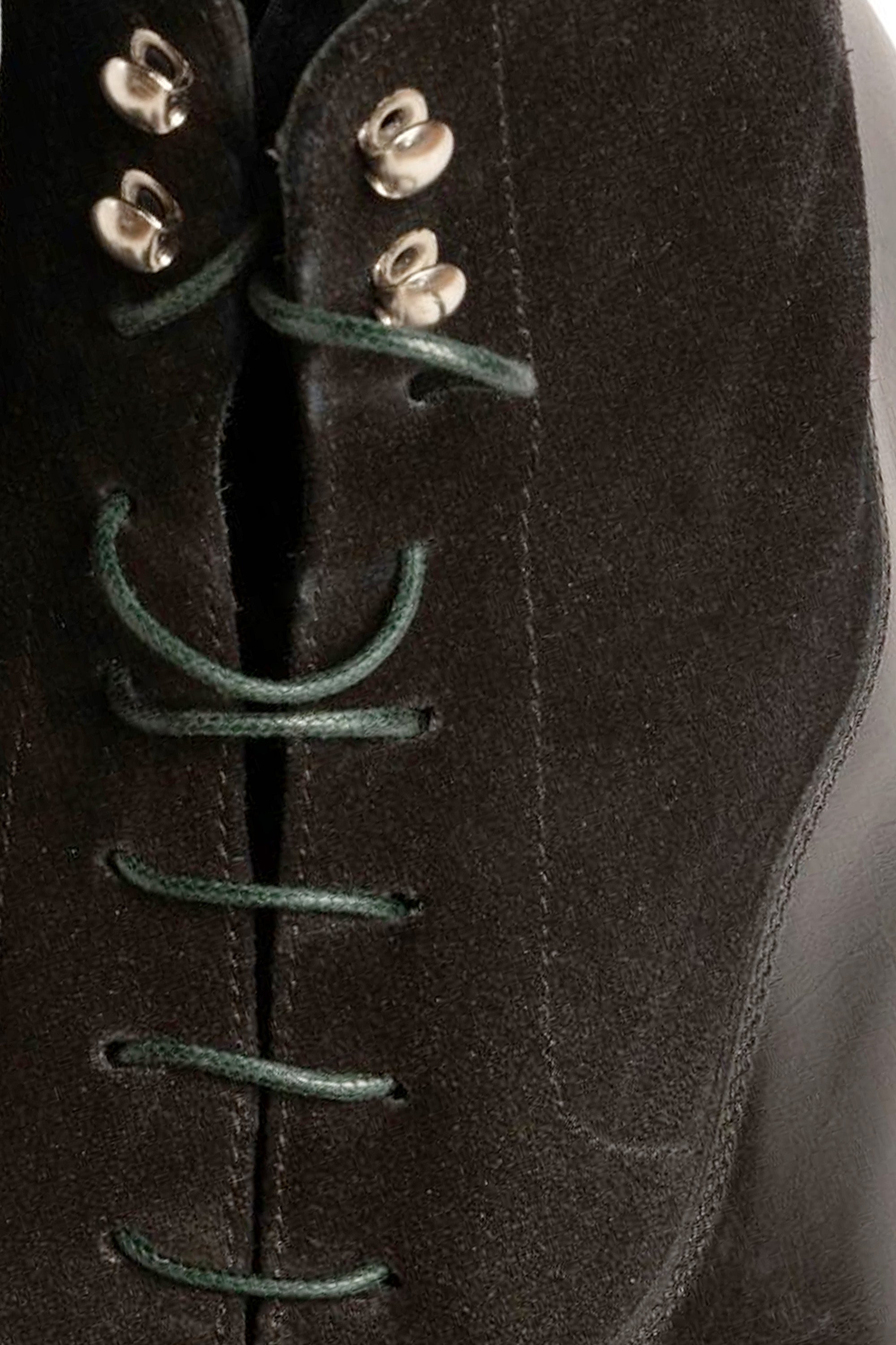 Malachite Green Boot Laces Round Waxed Cotton - by Fort Belvedere ...