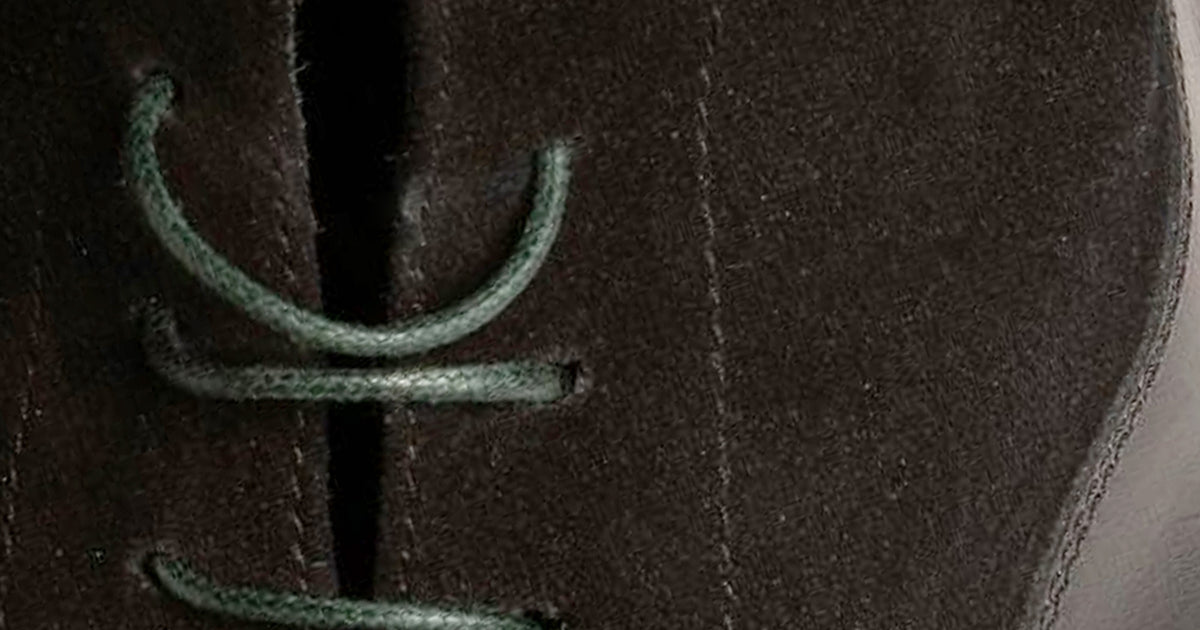 Malachite Green Boot Laces Round Waxed Cotton - by Fort Belvedere ...